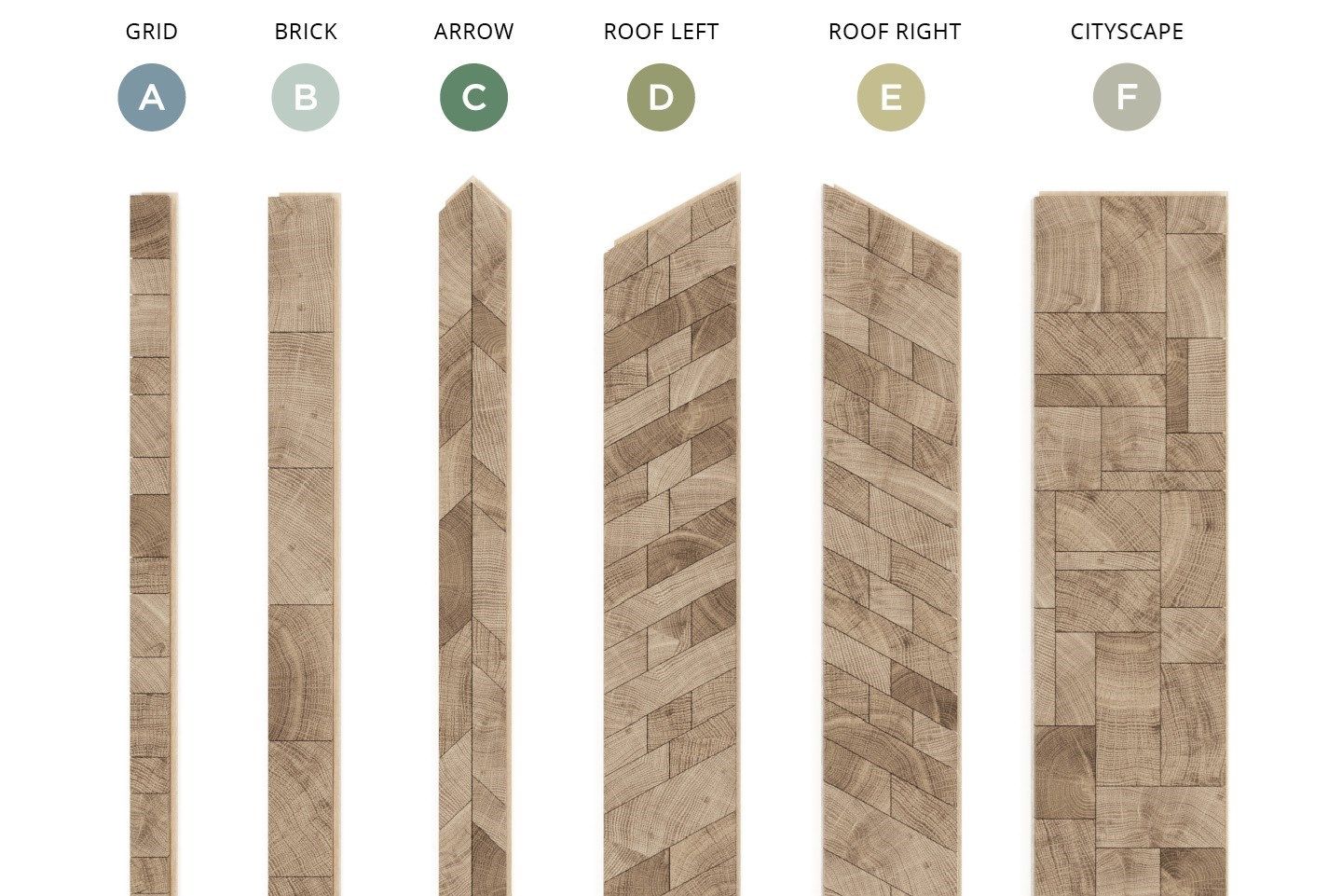 Oak wall tiles FORÊT BARREL By OSCARONO