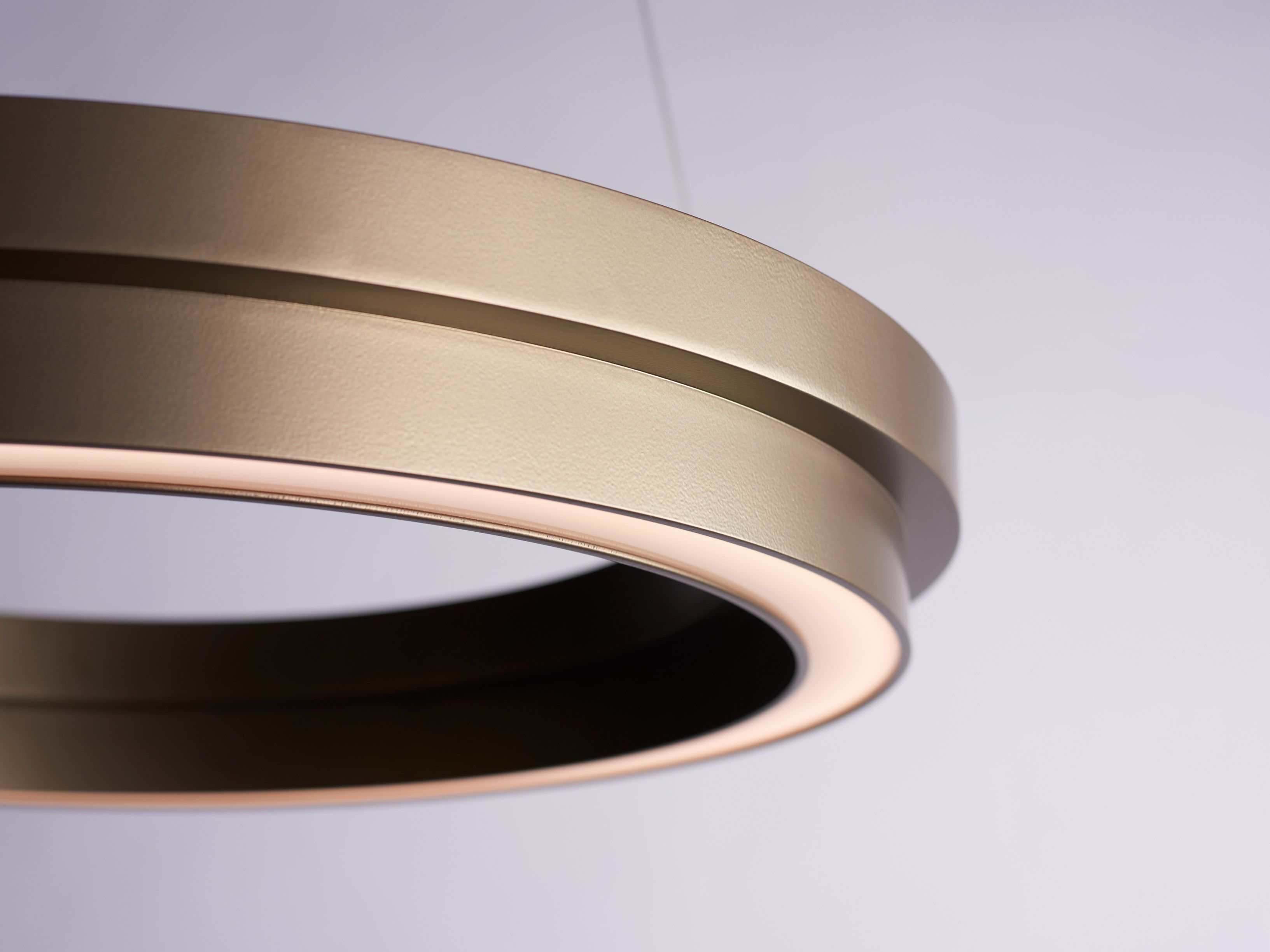 LED direct-indirect light aluminium pendant lamp THE CIRCULUS By Karice ...