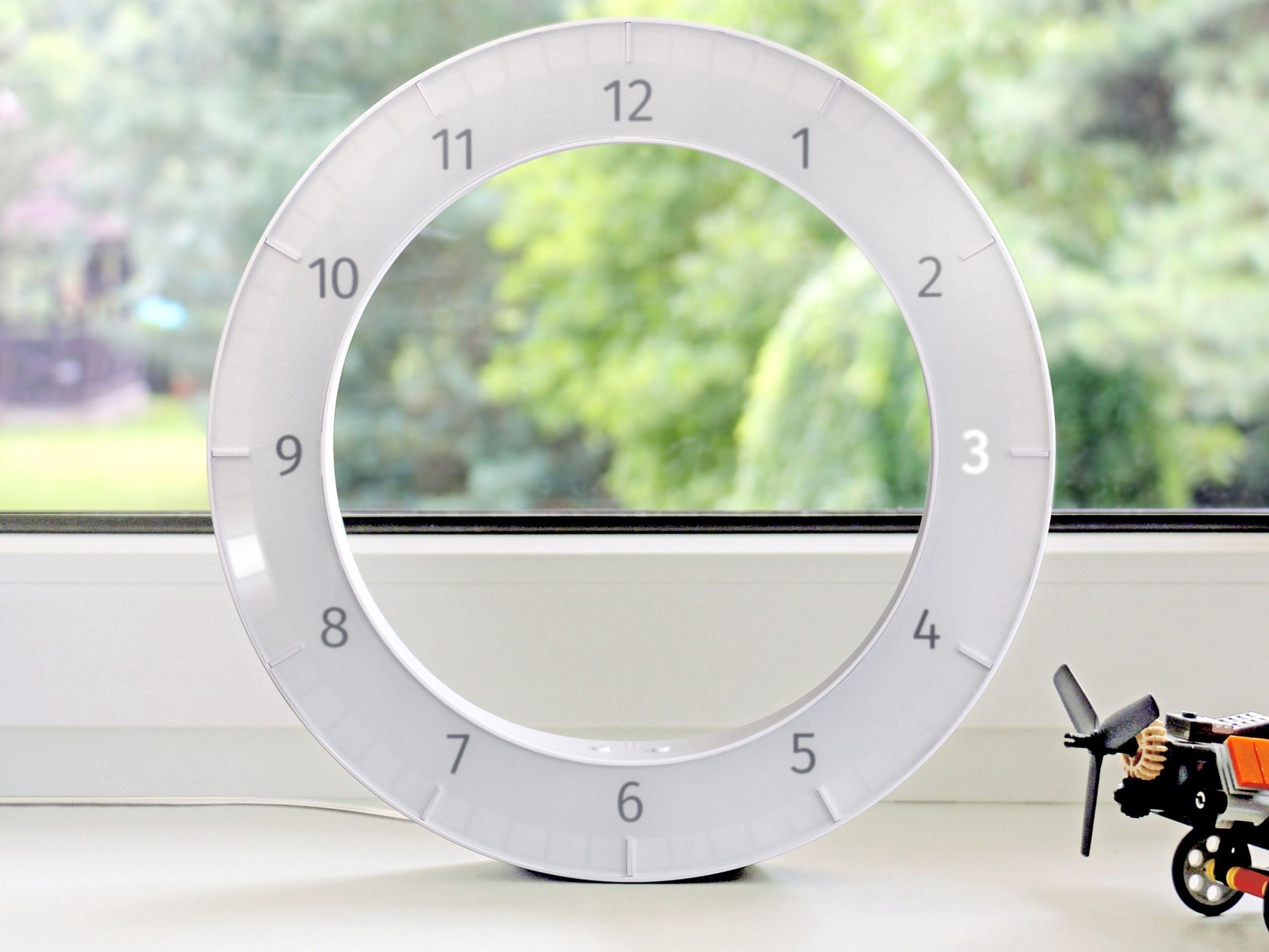 Wall-mounted / table-top ABS clock THE ONLY CLOCK By KIBARDIN design ...