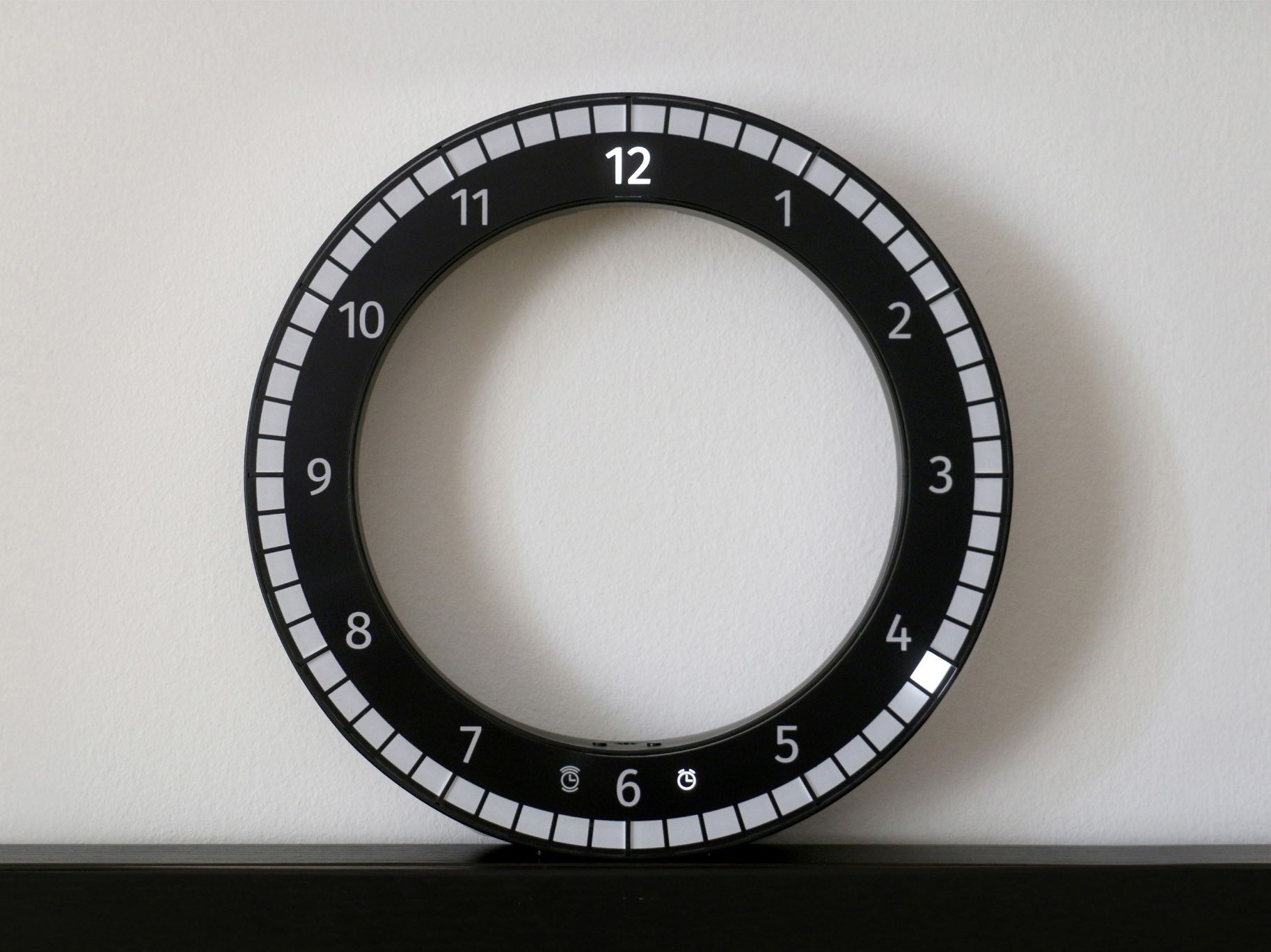 Wall-mounted / table-top ABS clock THE ONLY CLOCK By KIBARDIN design ...