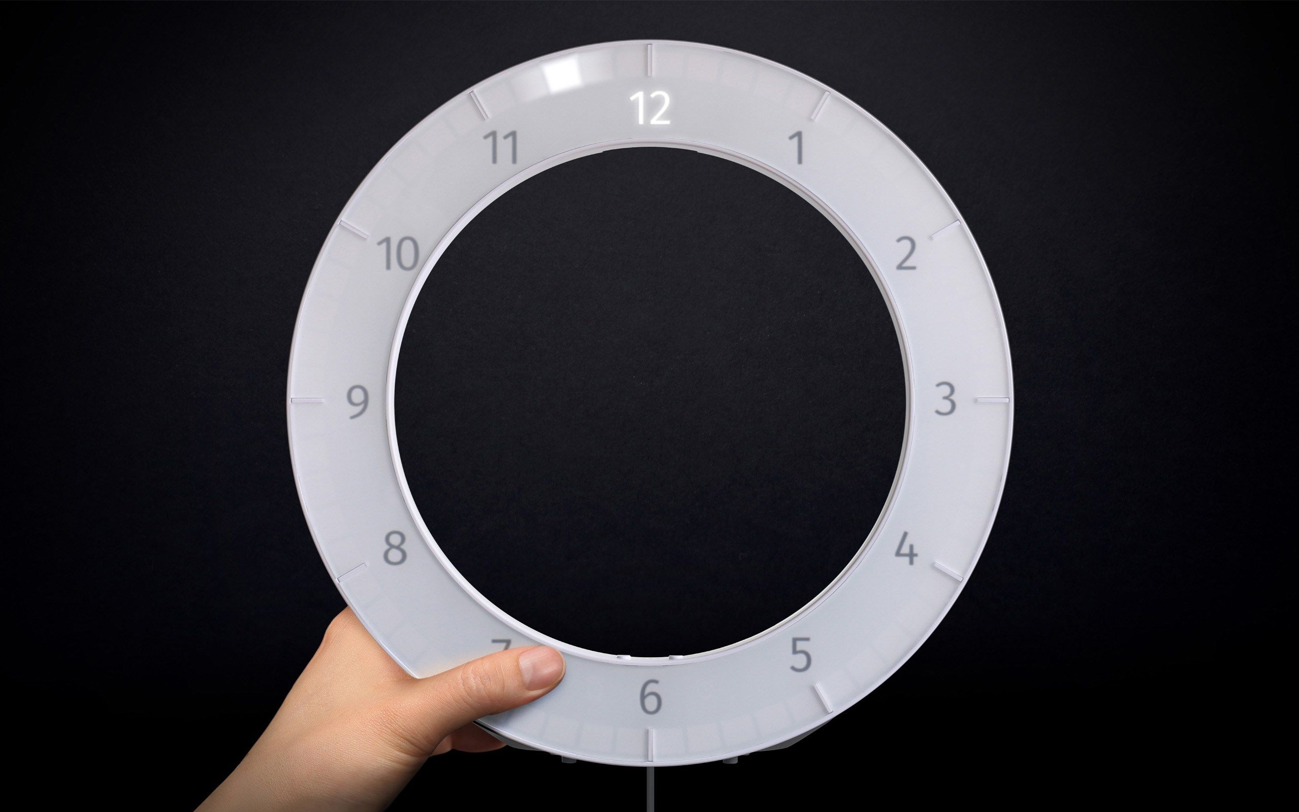 Wall-mounted / table-top ABS clock THE ONLY CLOCK By KIBARDIN design ...
