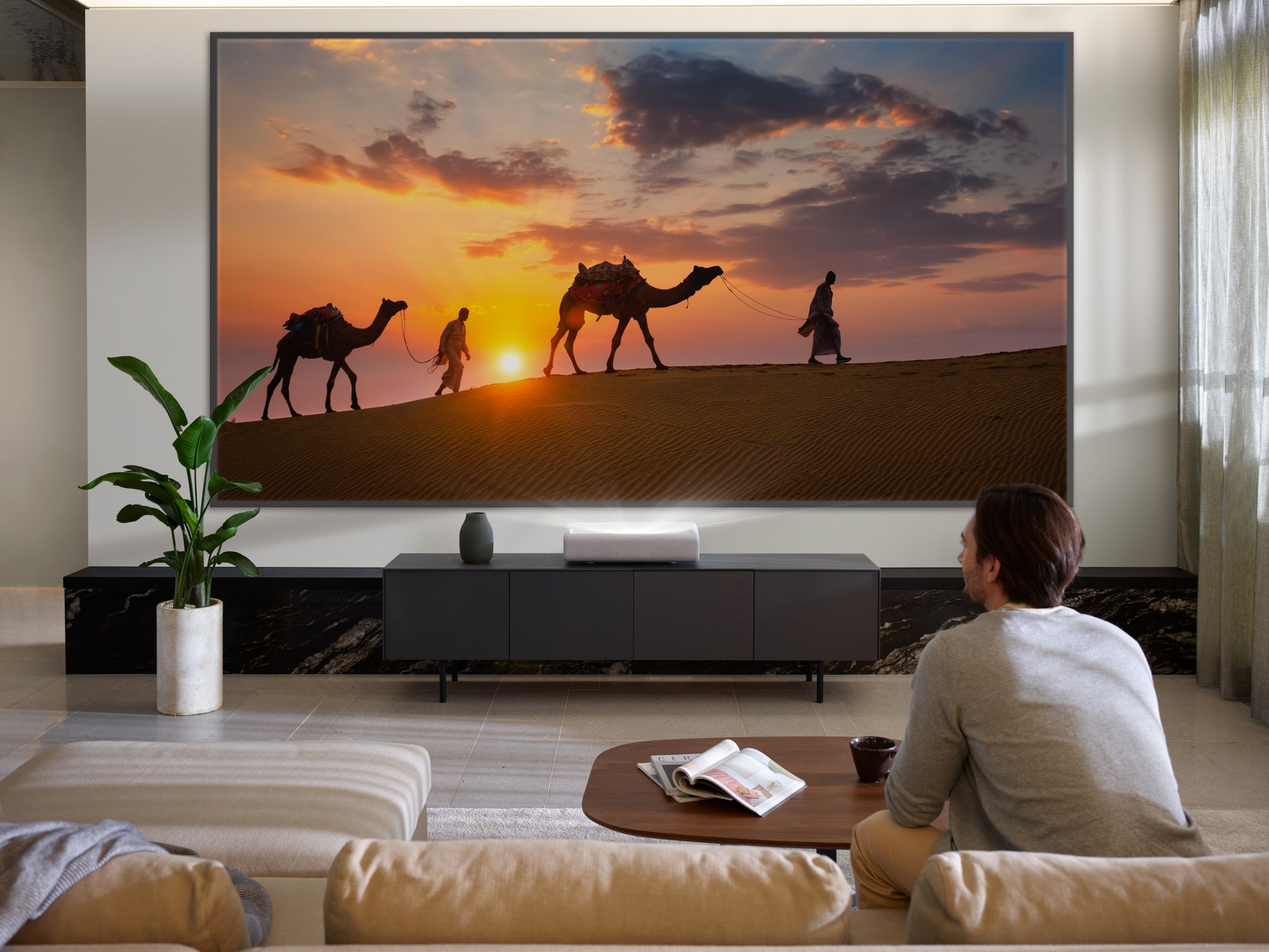 THE PREMIERE 4K UHD LSP9T TRIPLO LASER Videoproiettore By Samsung Audio ...