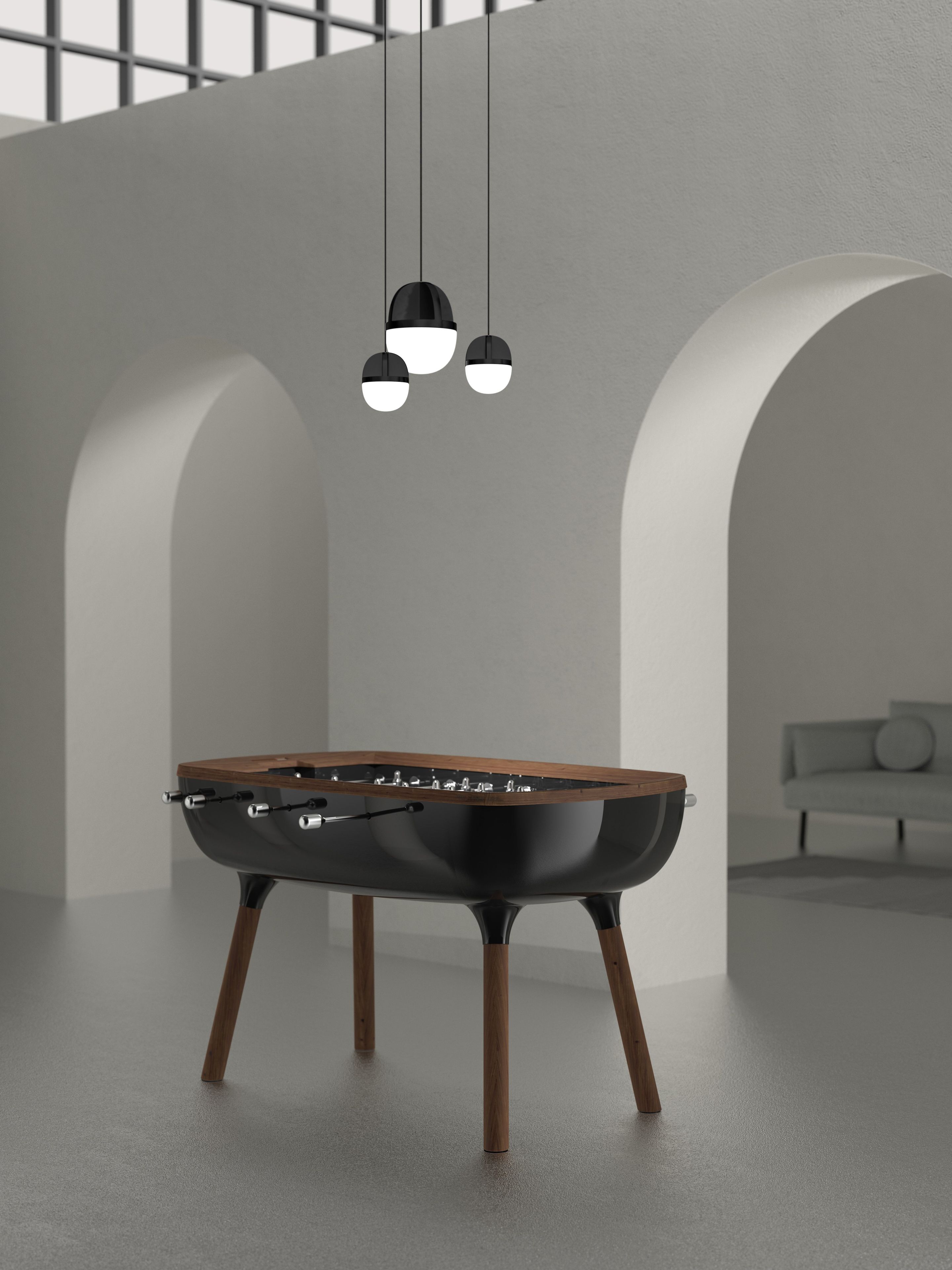 THE PURE Rectangular solid wood football table By Billards Toulet