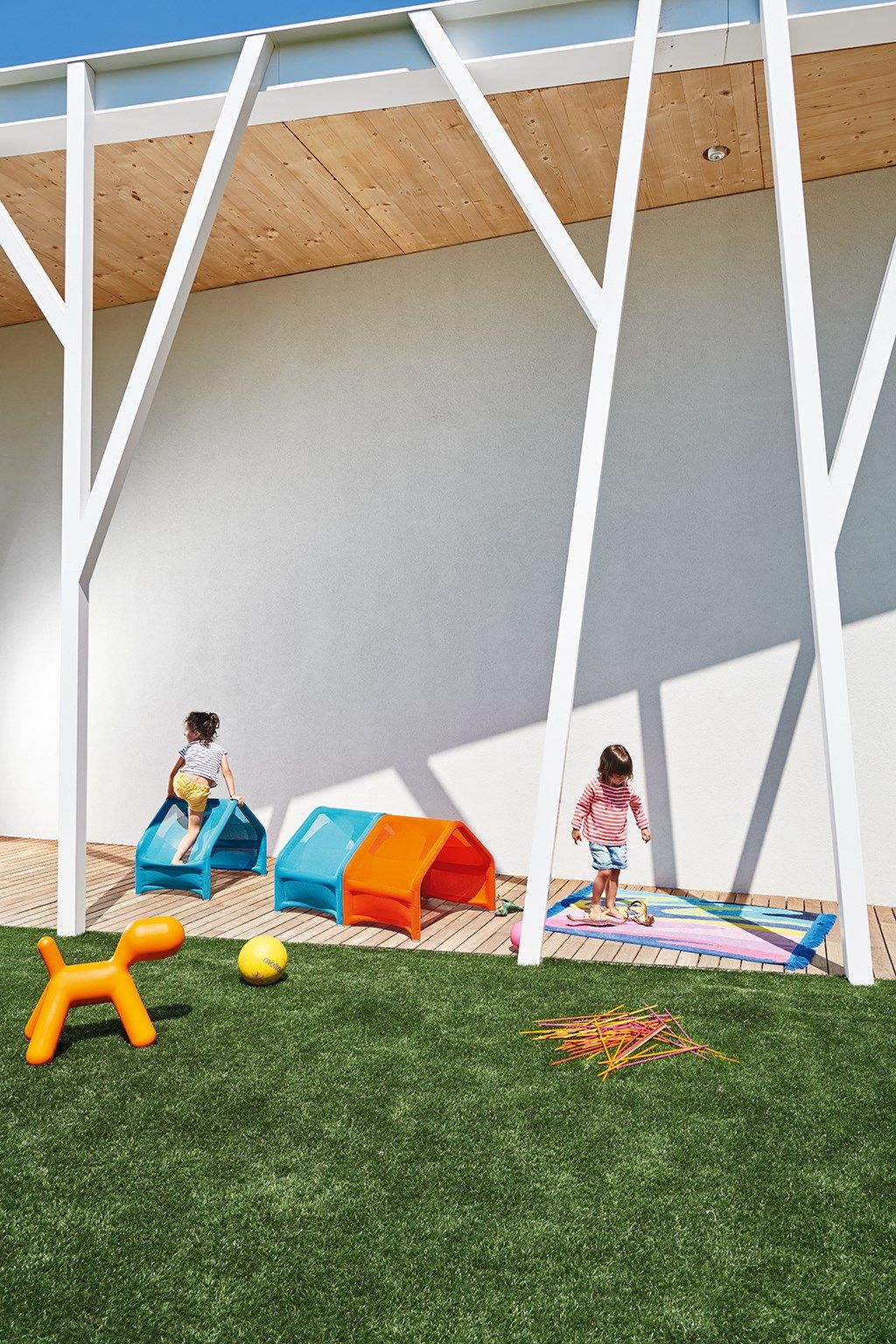 Fabric Kids stool THE ROOF CHAIR By Magis design Spalvieri & Del Ciotto