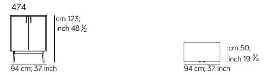 THEO | Highboard By AMURA design Marconato & Zappa Architetti Associati