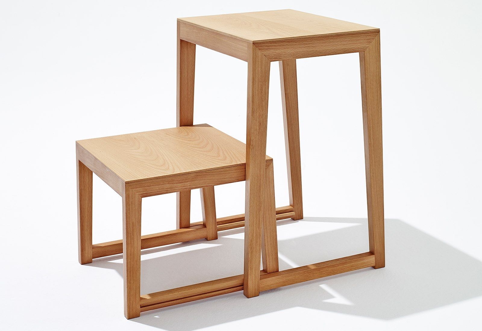 THEO STEP | Wooden step stool By sixay furniture design László Szikszai
