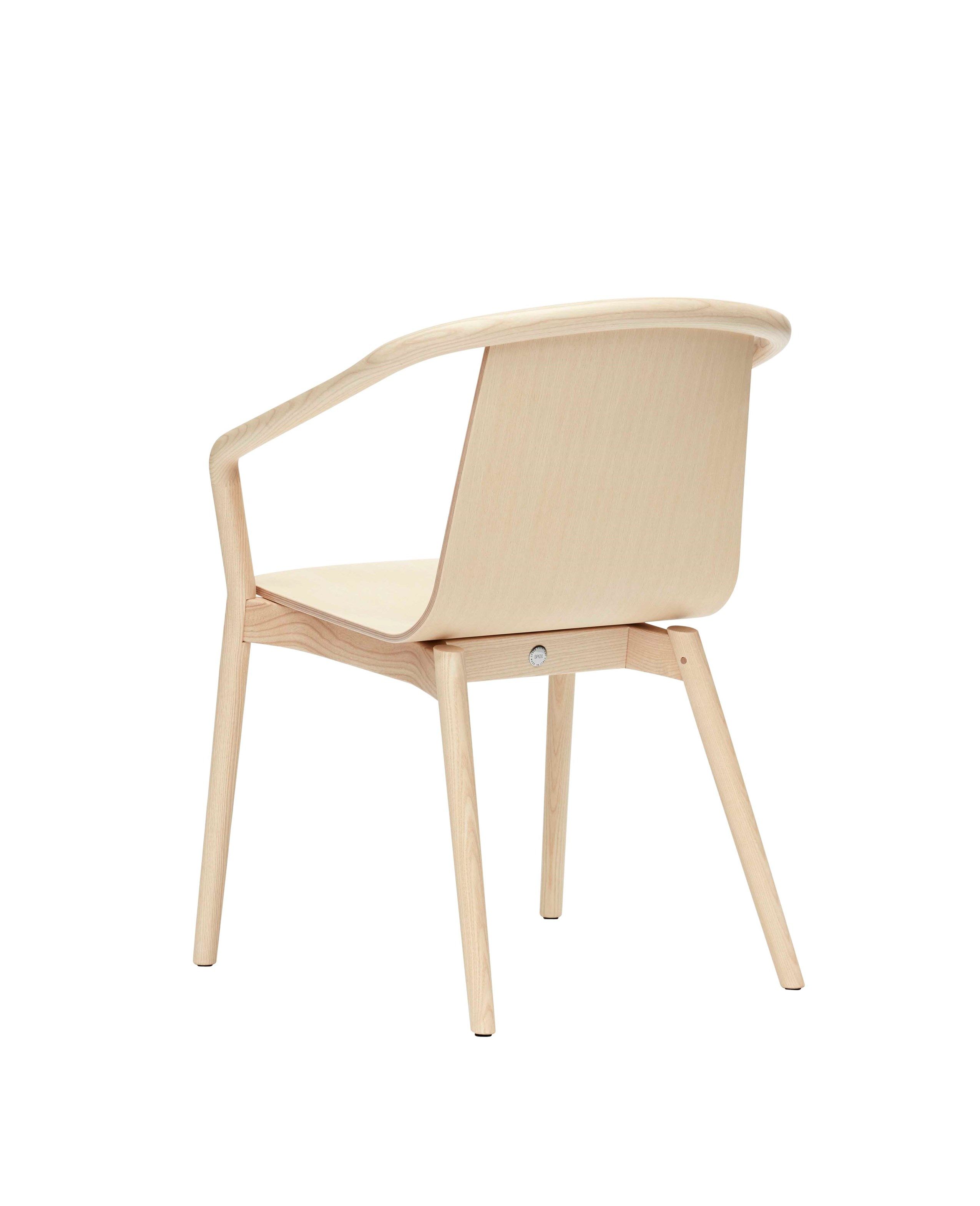 THOMAS | Wooden chair By SP01 design Metrica