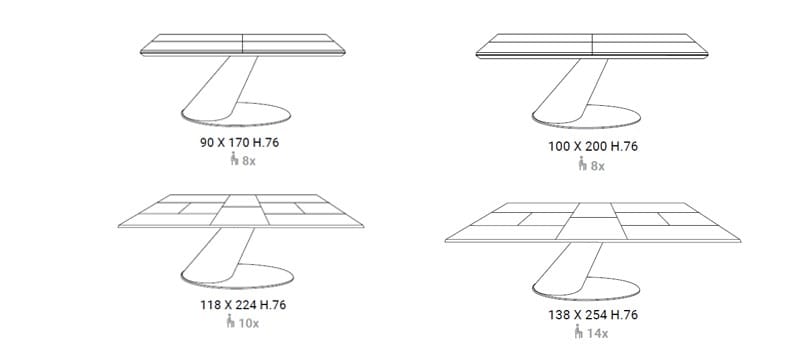 THOR | Table en bois By Ozzio Italia design Giulio Manzoni