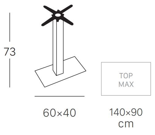 TIFFANY RECTANGULAR BASE By SCAB DESIGN