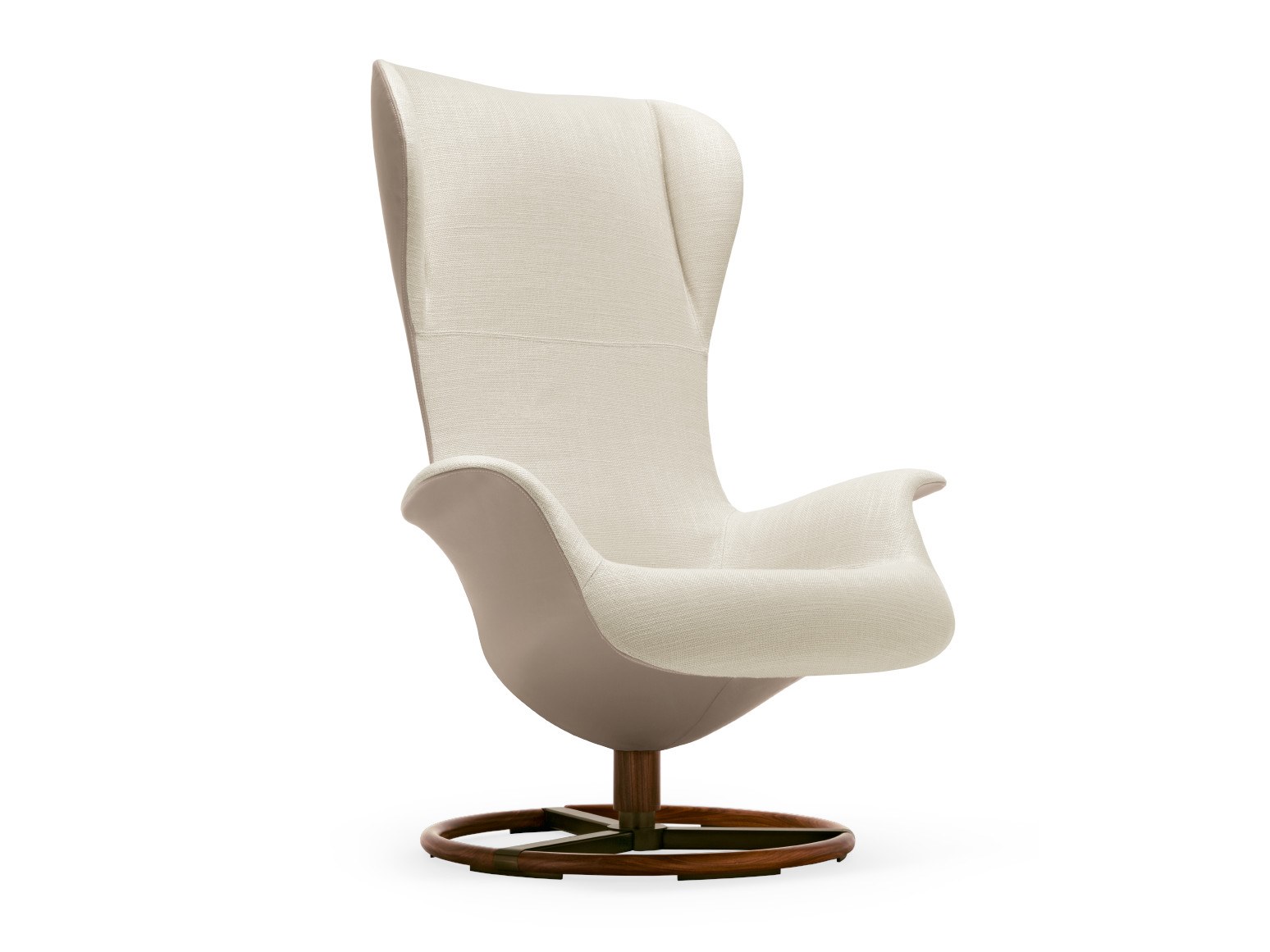 TILT Swivel bergere armchair with armrests By Giorgetti | design ...