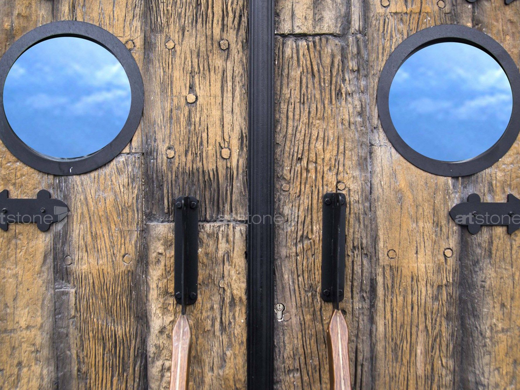 Glass-fibre 3D Wall Cladding with wood effect TIMBER By Artstone Panel ...