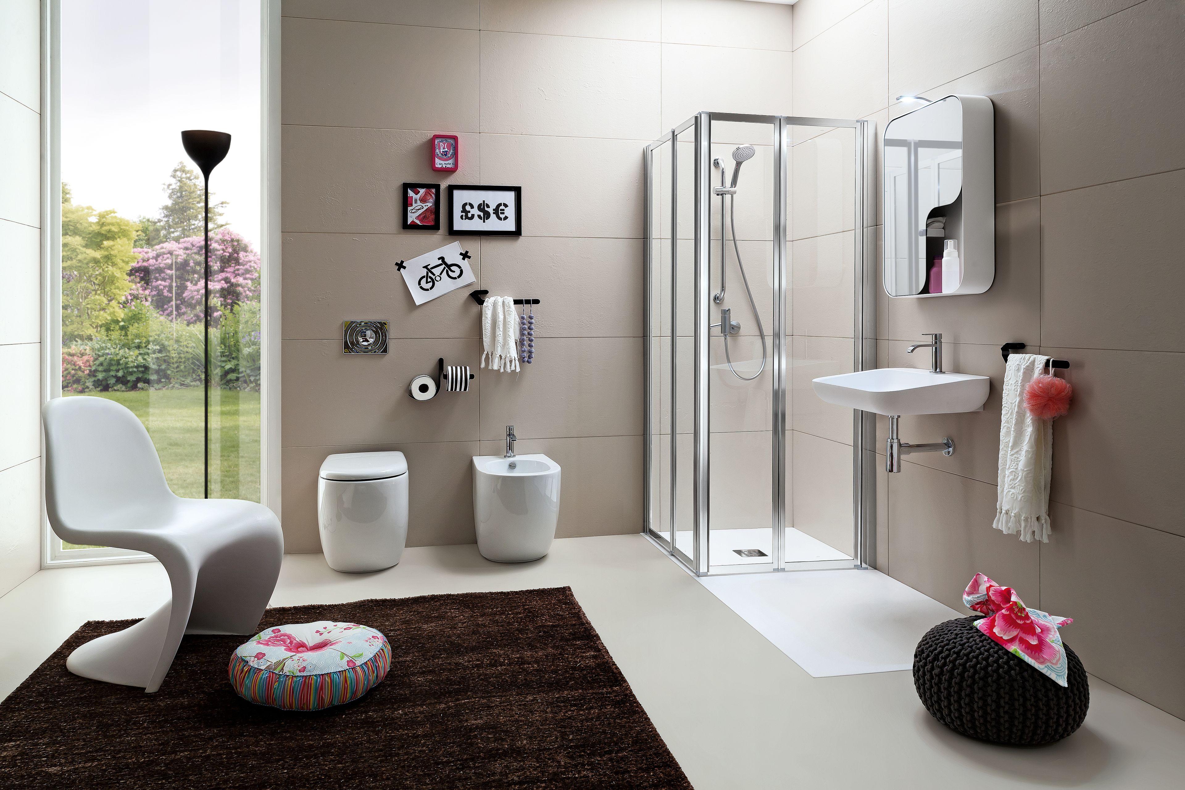 TIME Box doccia con porta a soffietto By ARBLU