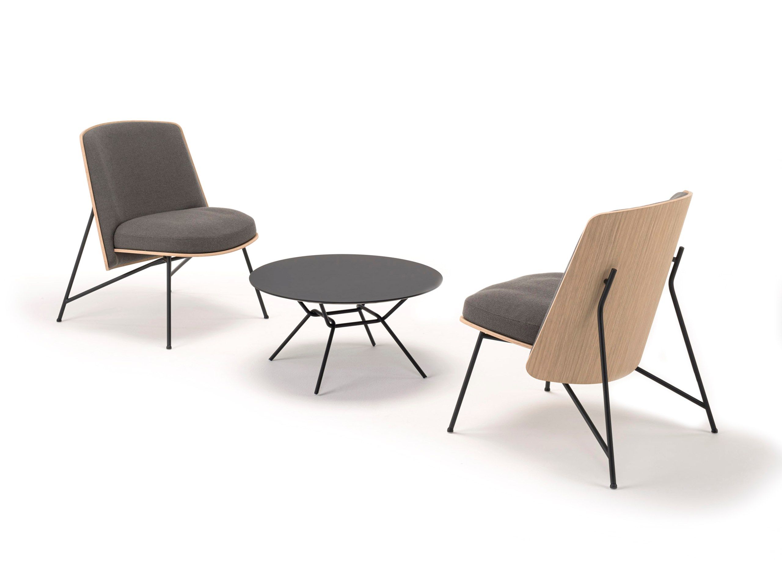 Upholstered fabric easy chair TINKER By prostoria design Grupa