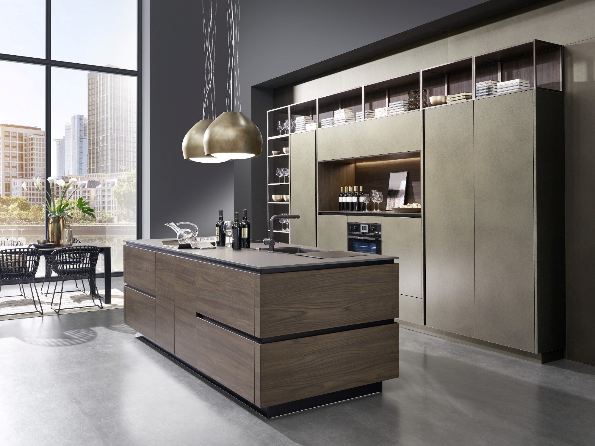 TIO | Brass kitchen By rational