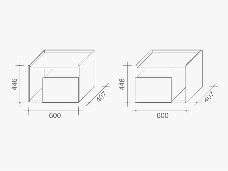 TIP | Bedside table By Lema design Debiasi Sandri