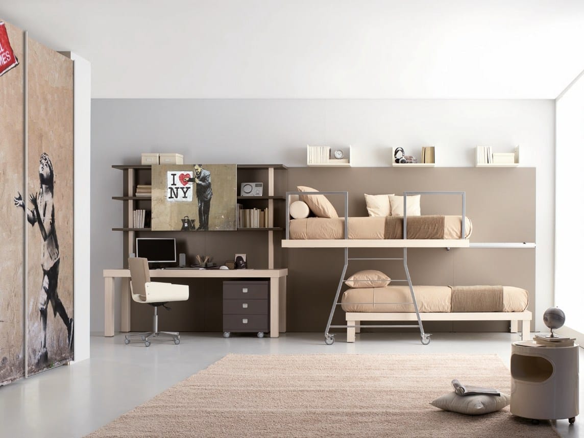 Beds with profiles TIRAMOLLA - CONFIGURAZIONE 326 Tiramolla Collection ...