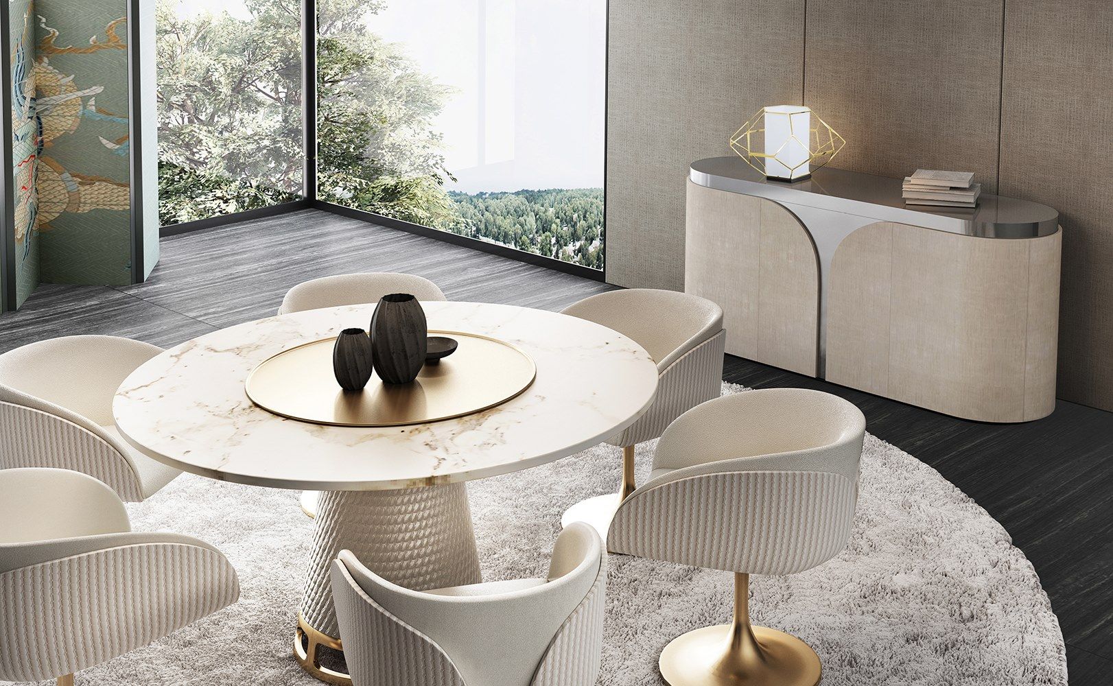 TL-2830 | Round table By Tonino Lamborghini Casa