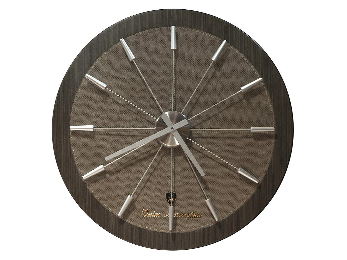 TL | Wood veneer clock By Tonino Lamborghini Casa