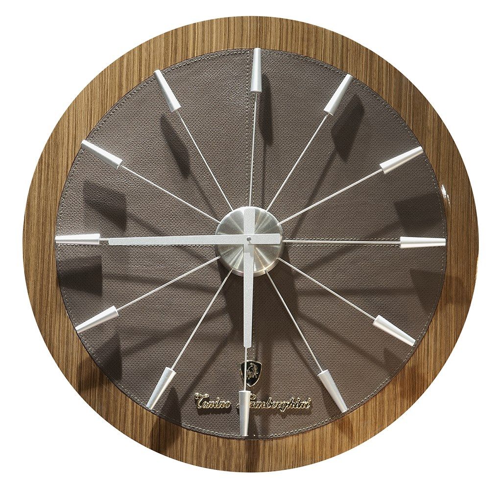 TL | Wood veneer clock By Tonino Lamborghini Casa