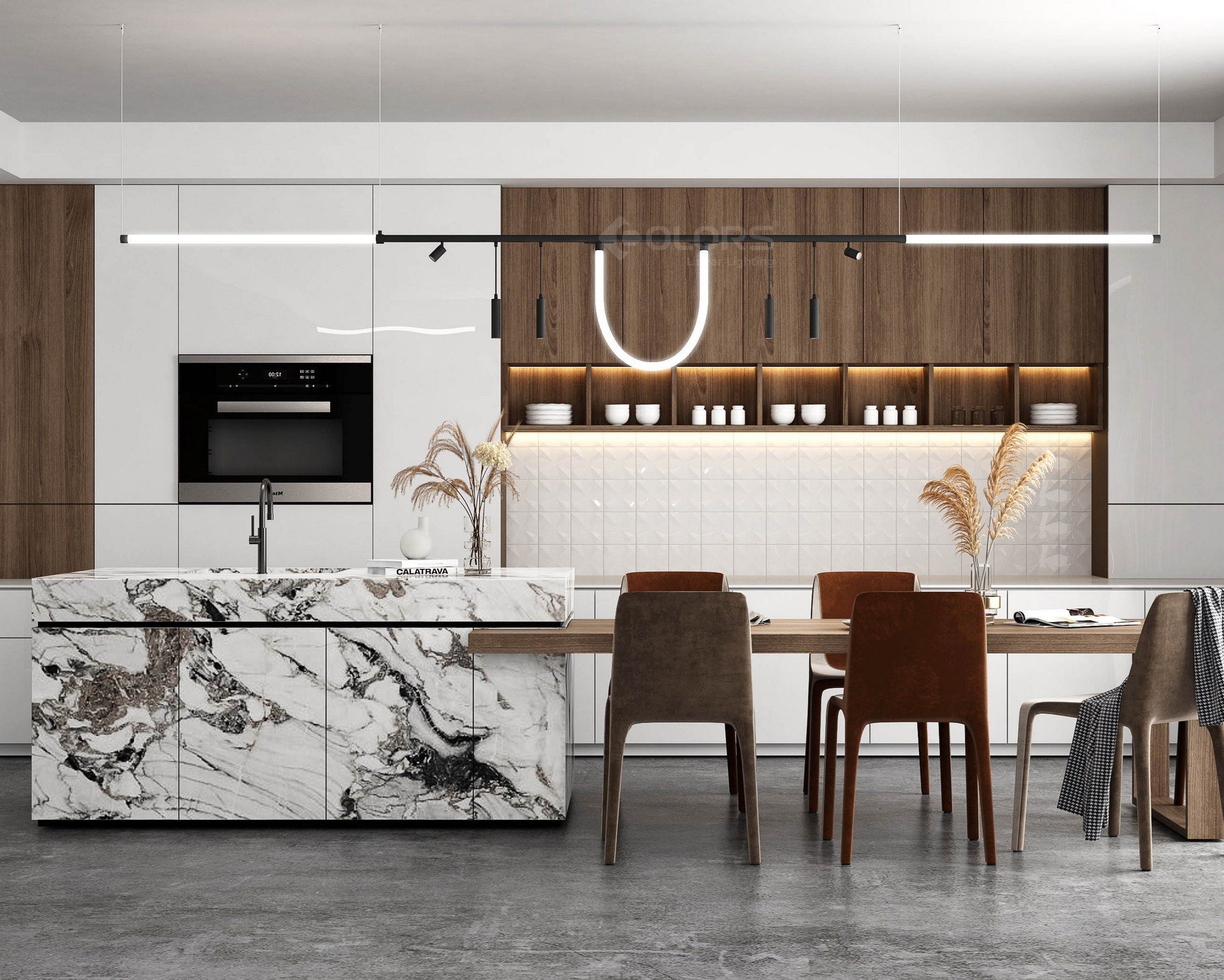 LED aluminium track-Light TLS-R NEON TRACK By Colorsled