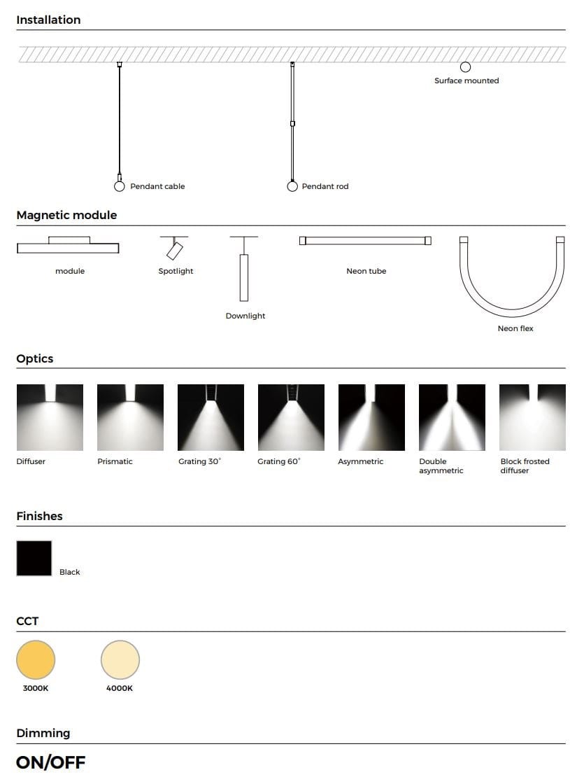 LED aluminium track-Light TLS-R NEON TRACK By Colorsled