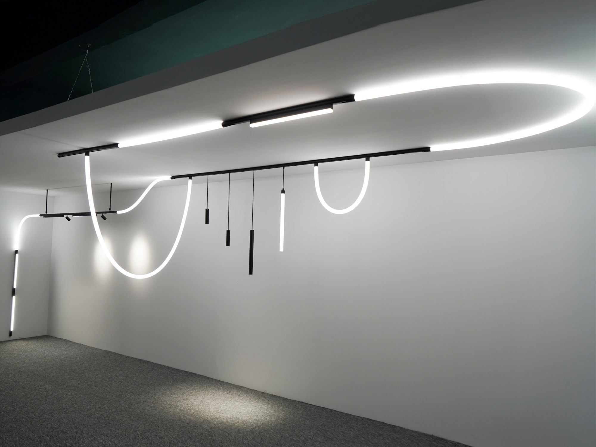 LED aluminium track-Light TLS-R NEON TRACK By Colorsled