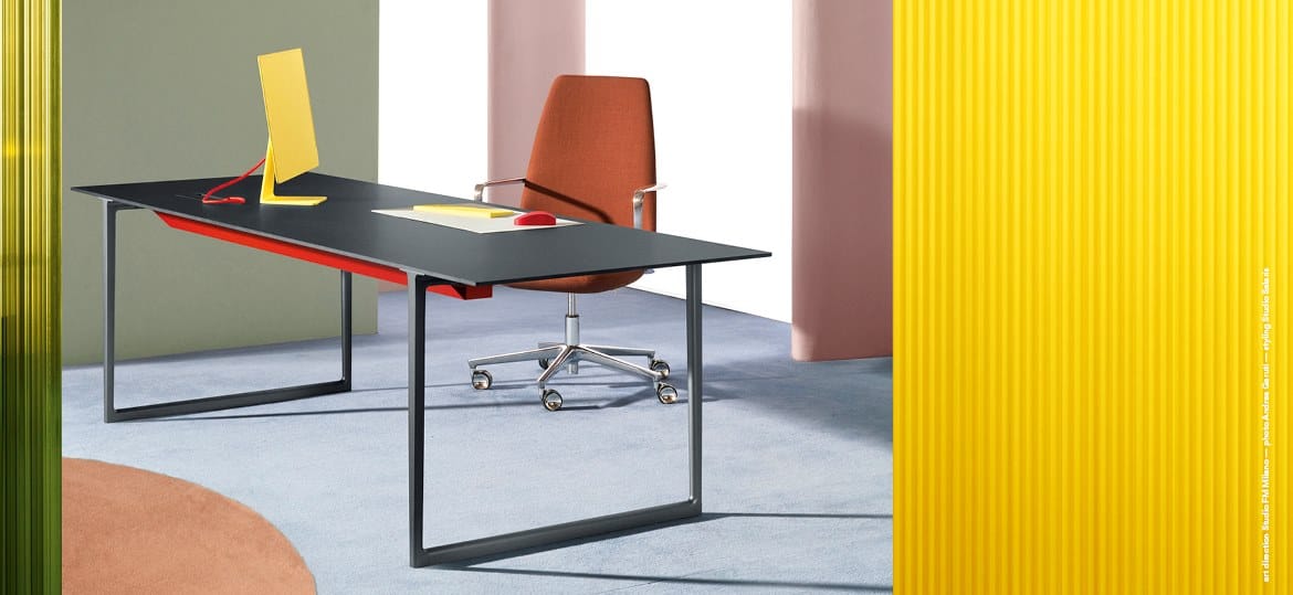 TOA DESK | Office desk By Pedrali design Robin Rizzini