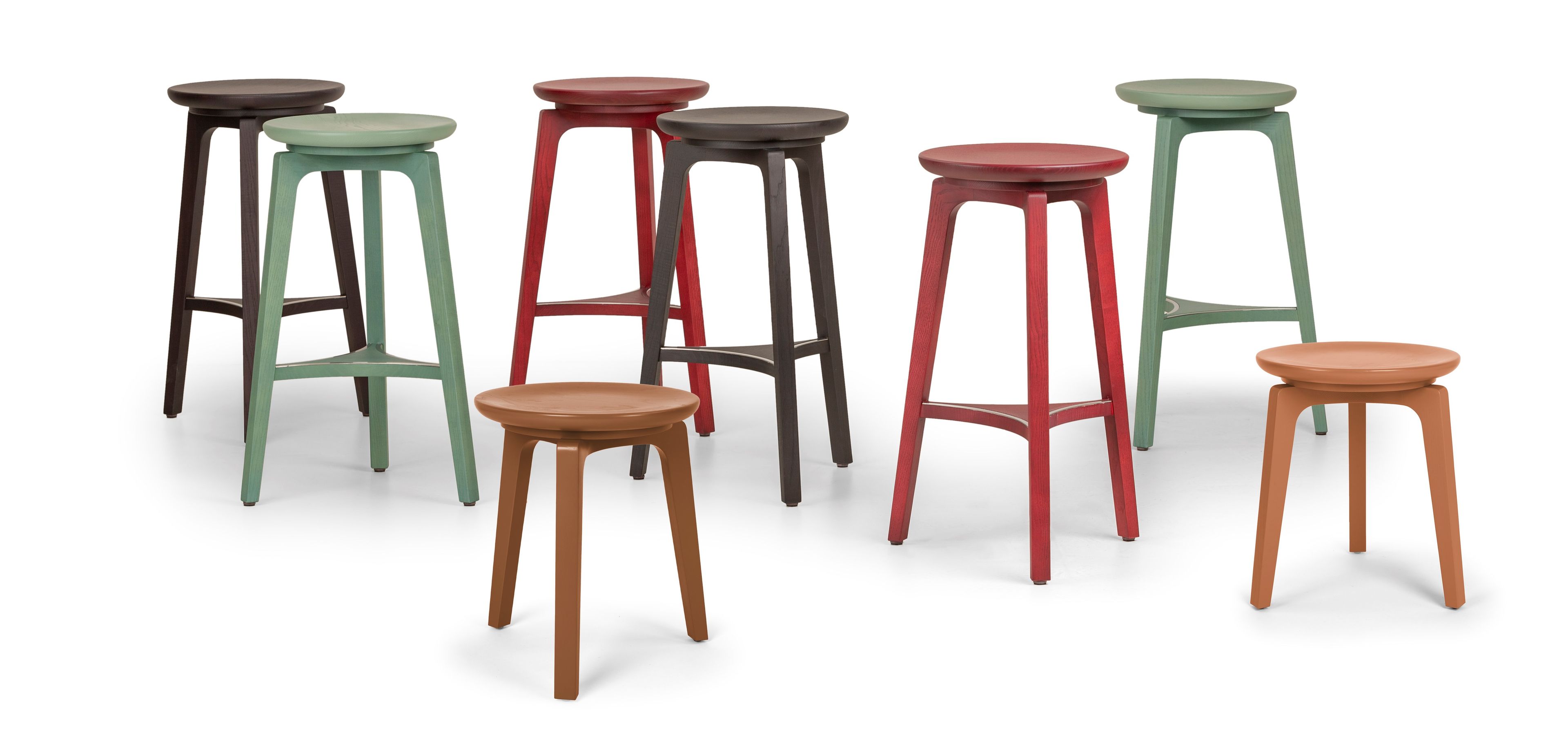 TOD High solid wood stool By True Design | design Parisotto+Formenton ...