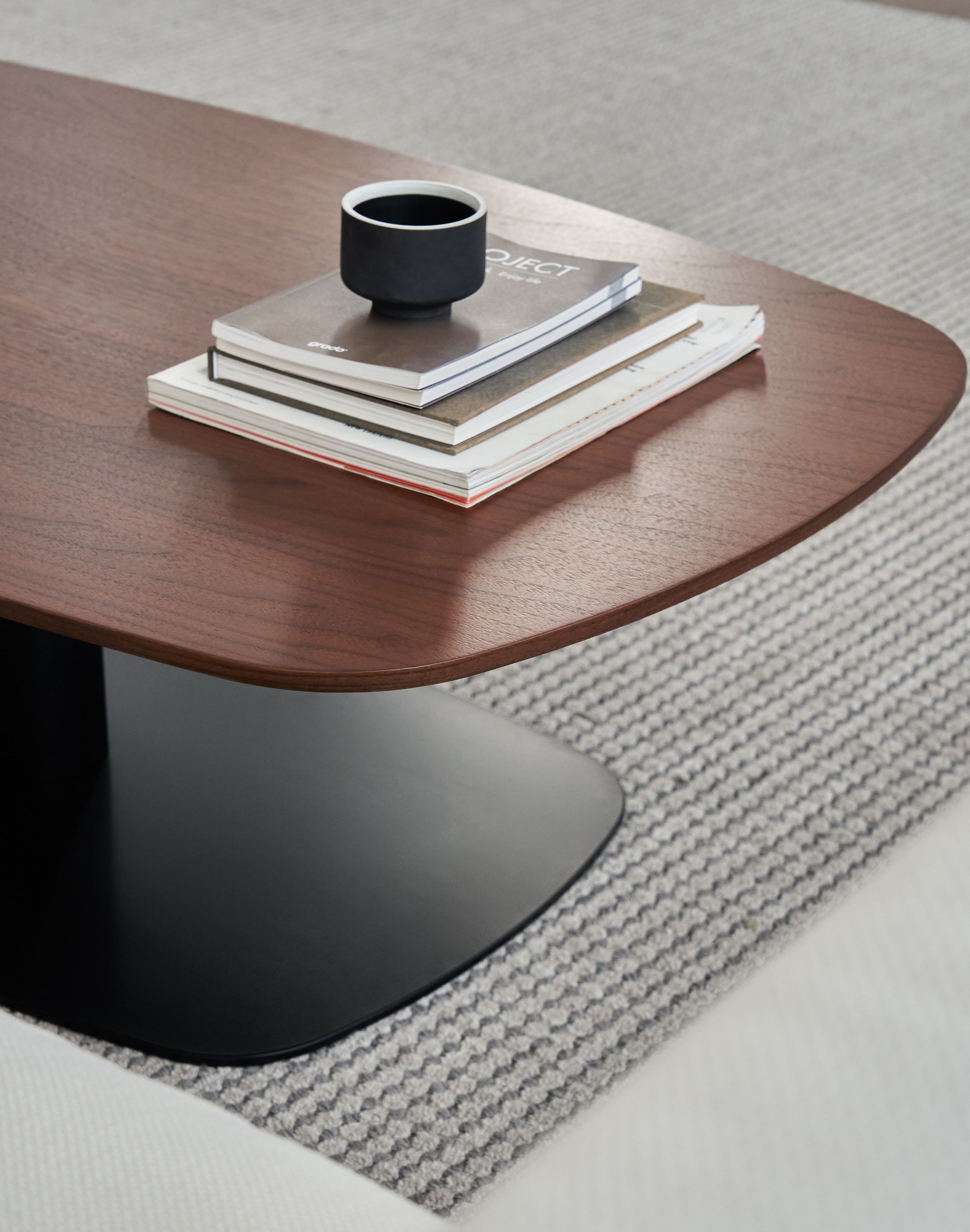 TOFFEE Rectangular wooden coffee table By grado design