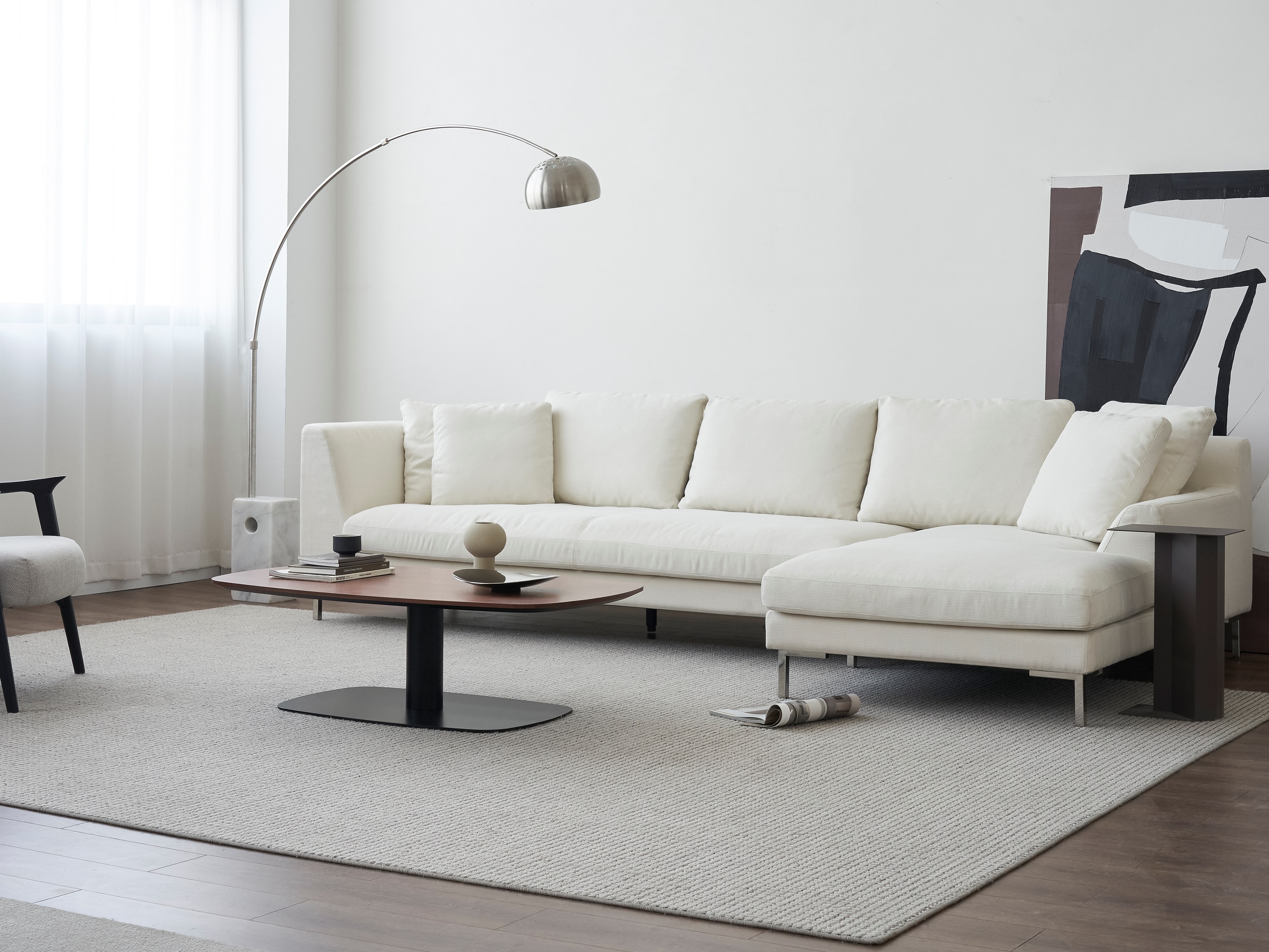 TOFFEE Rectangular wooden coffee table By grado design