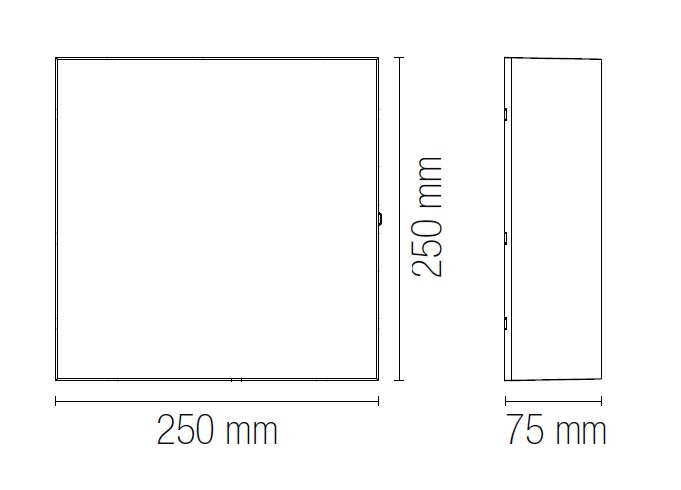 TOGO Q Outdoor wall lamp By Fan Europe Lighting