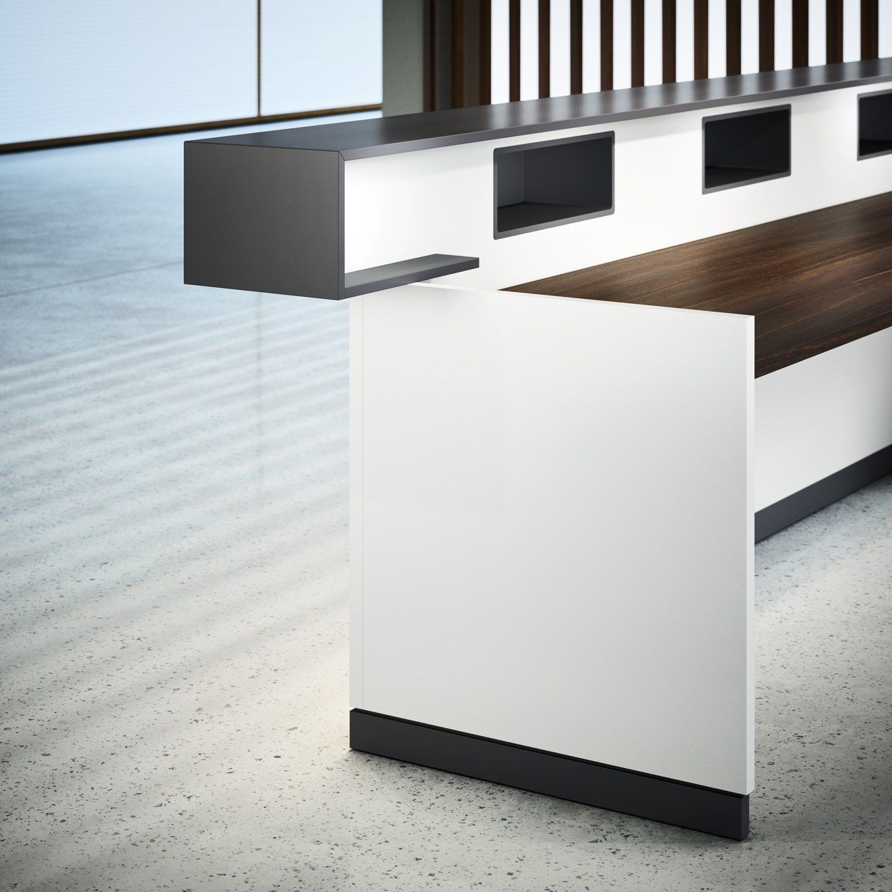TOKI CUBE Reception desk By Archiutti | design Perin&Partners