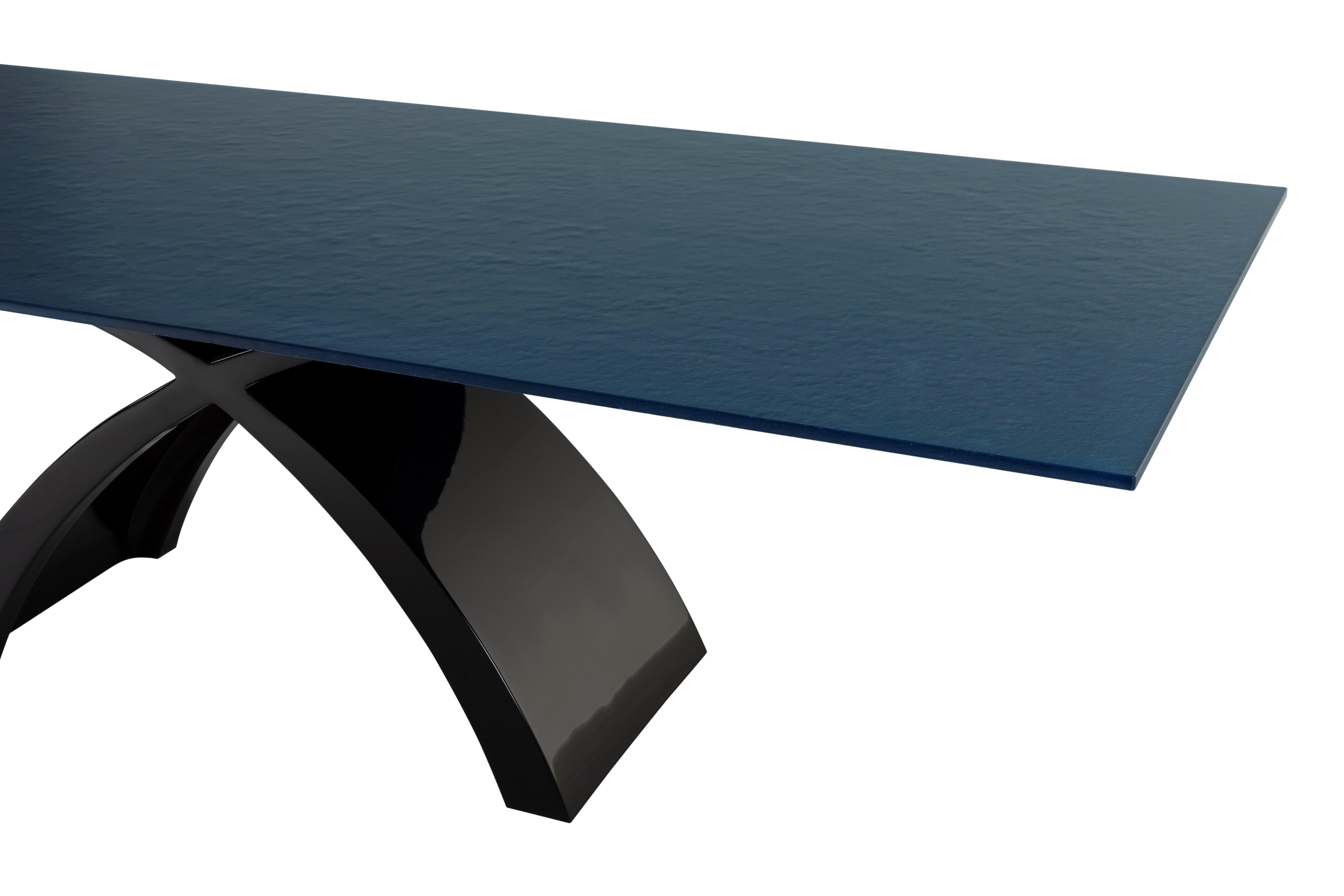 TOKYO | Stained glass table Rectangular stained glass table By Tonin ...