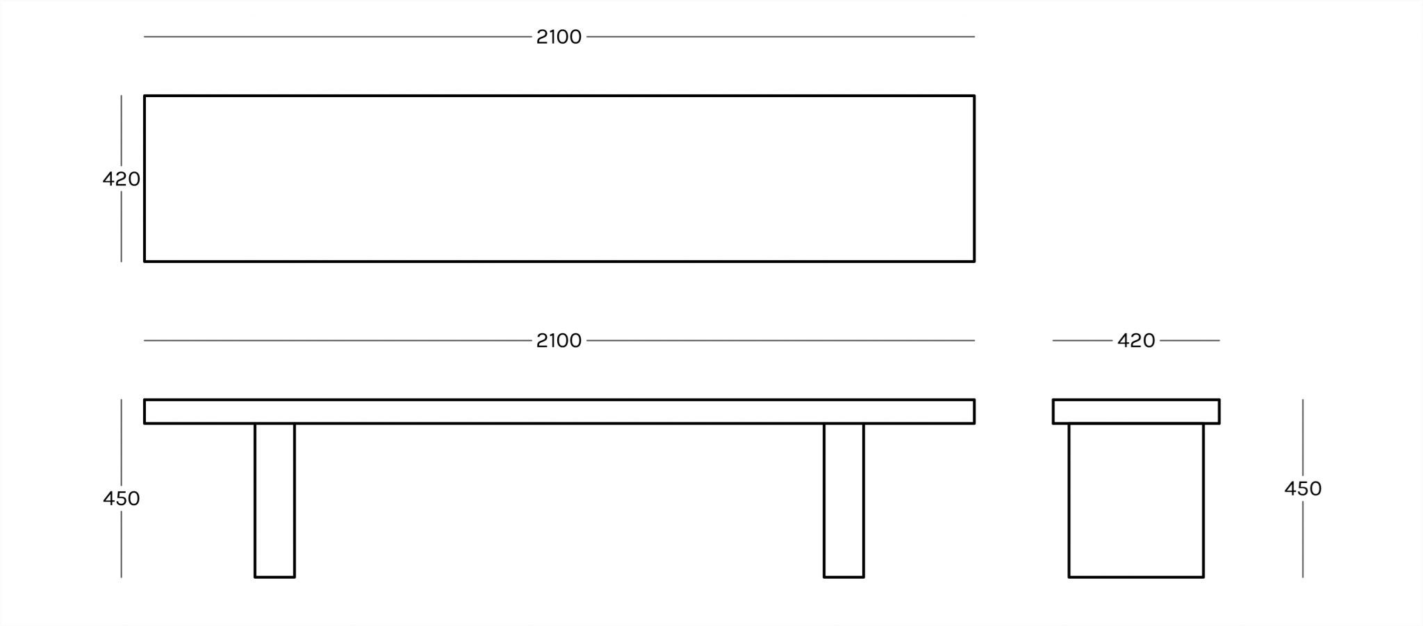 TOMMASO OUTDOOR | Garden bench Tommaso Collection By Zeus design Studio ...