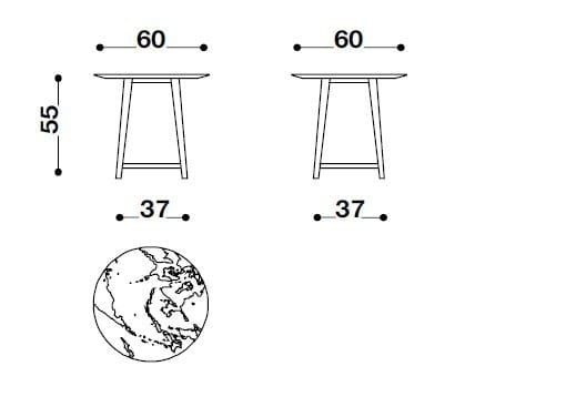 TOMO | Marble coffee table Round marble coffee table By Désirée divani ...