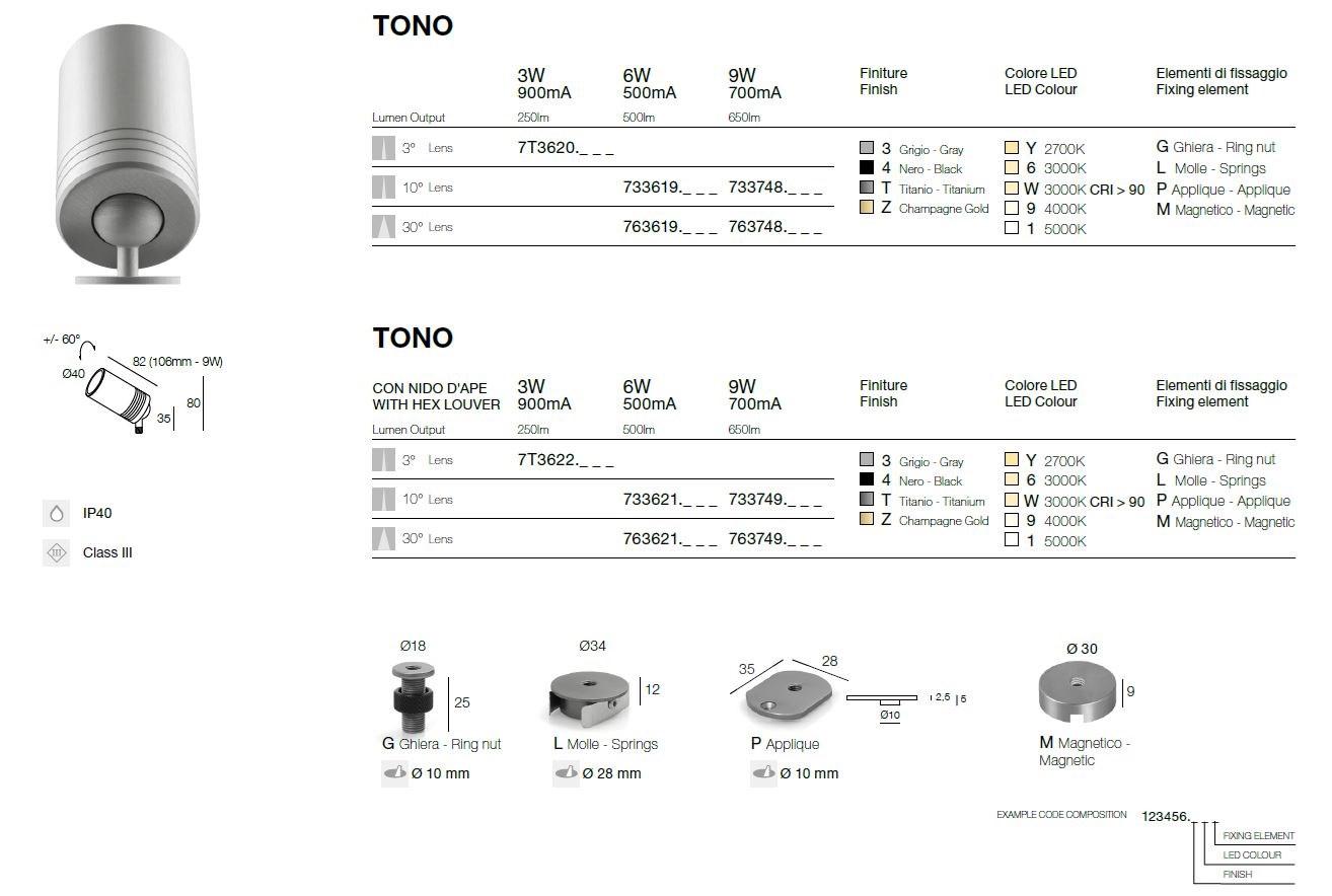 TONO | Round spotlight By DGA