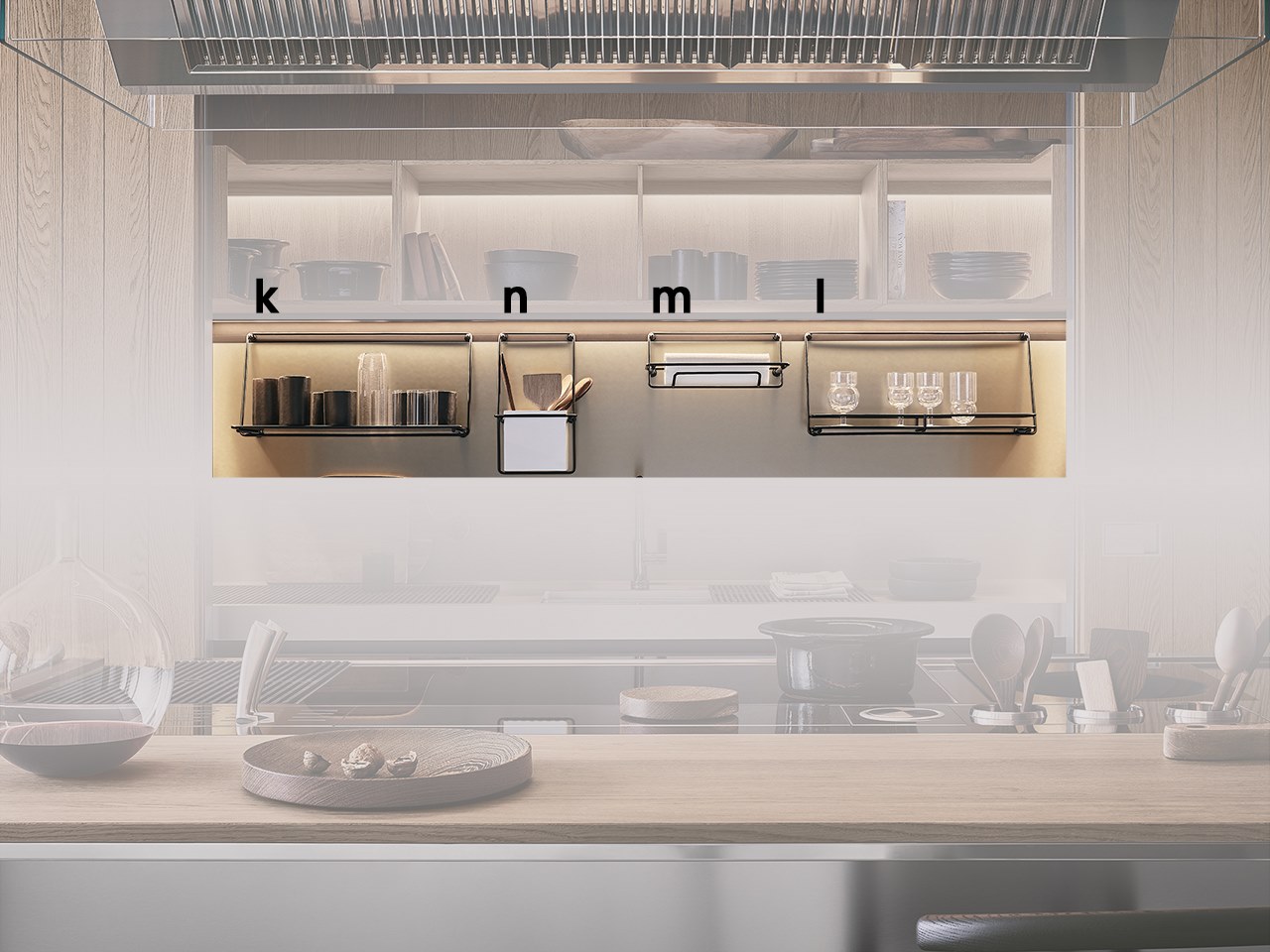 ACCESSORIES WORKTOP AND WALL UNIT Accessories between worktop and wall ...