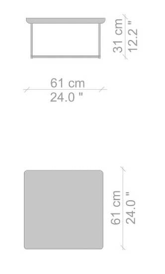 TOREI Coffee table By Cassina | design Luca Nichetto