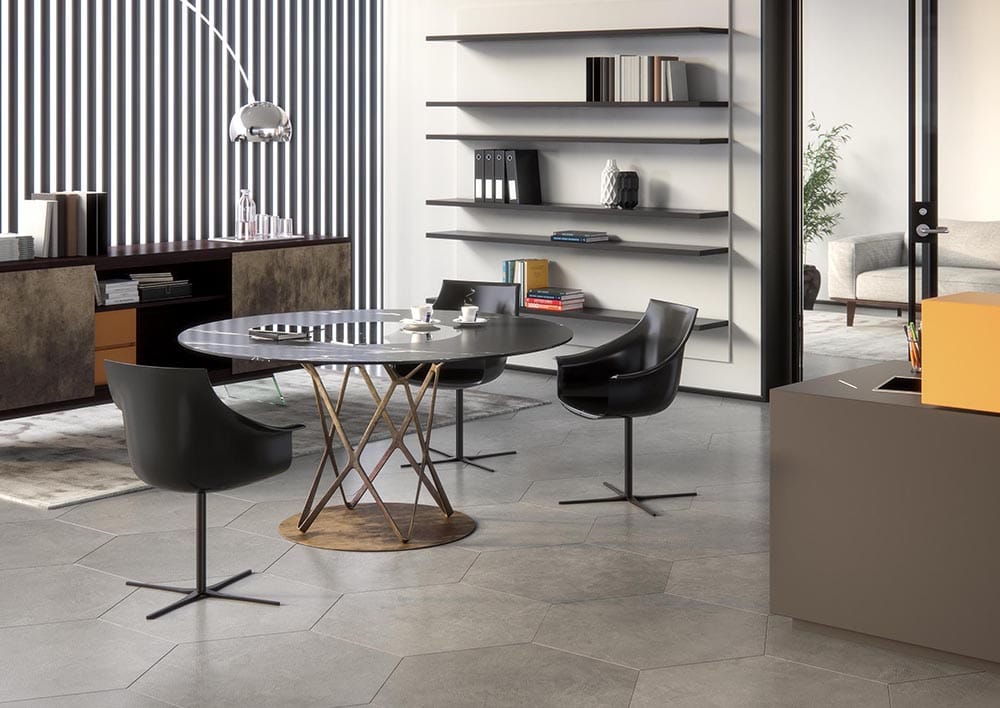 TORI | Tavolo rotondo By ESTEL GROUP design Patrick Norguet