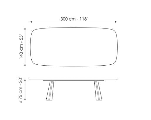 TORII | Barrel-shaped table Barrel-shaped table By Bonaldo | design ...