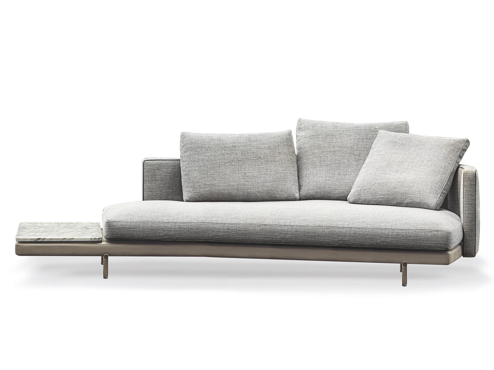 TORII Inclined sofa with top By Minotti | design Nendo