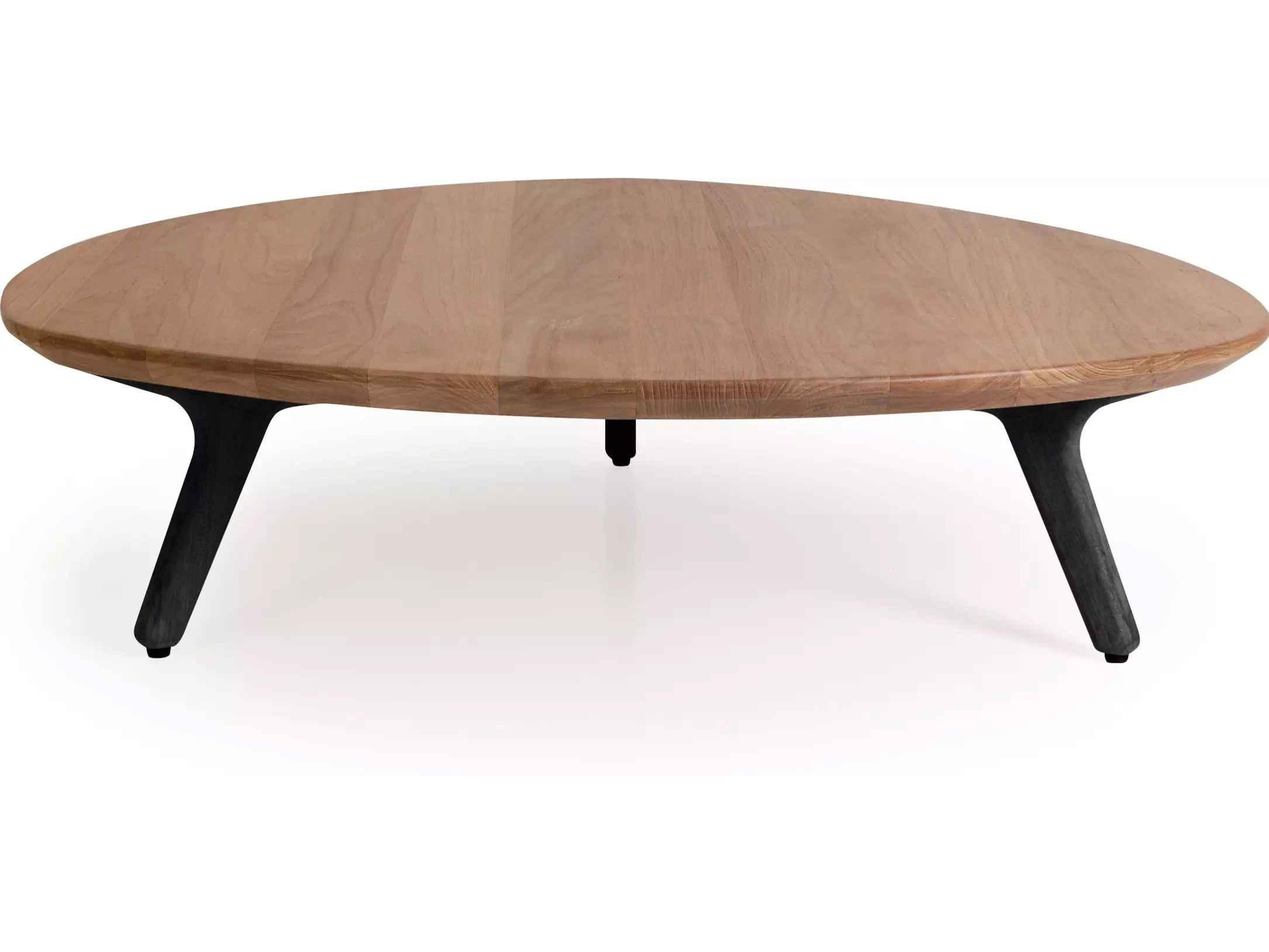 TORSA Low teak garden side table By MANUTTI | design Stephane De Winter