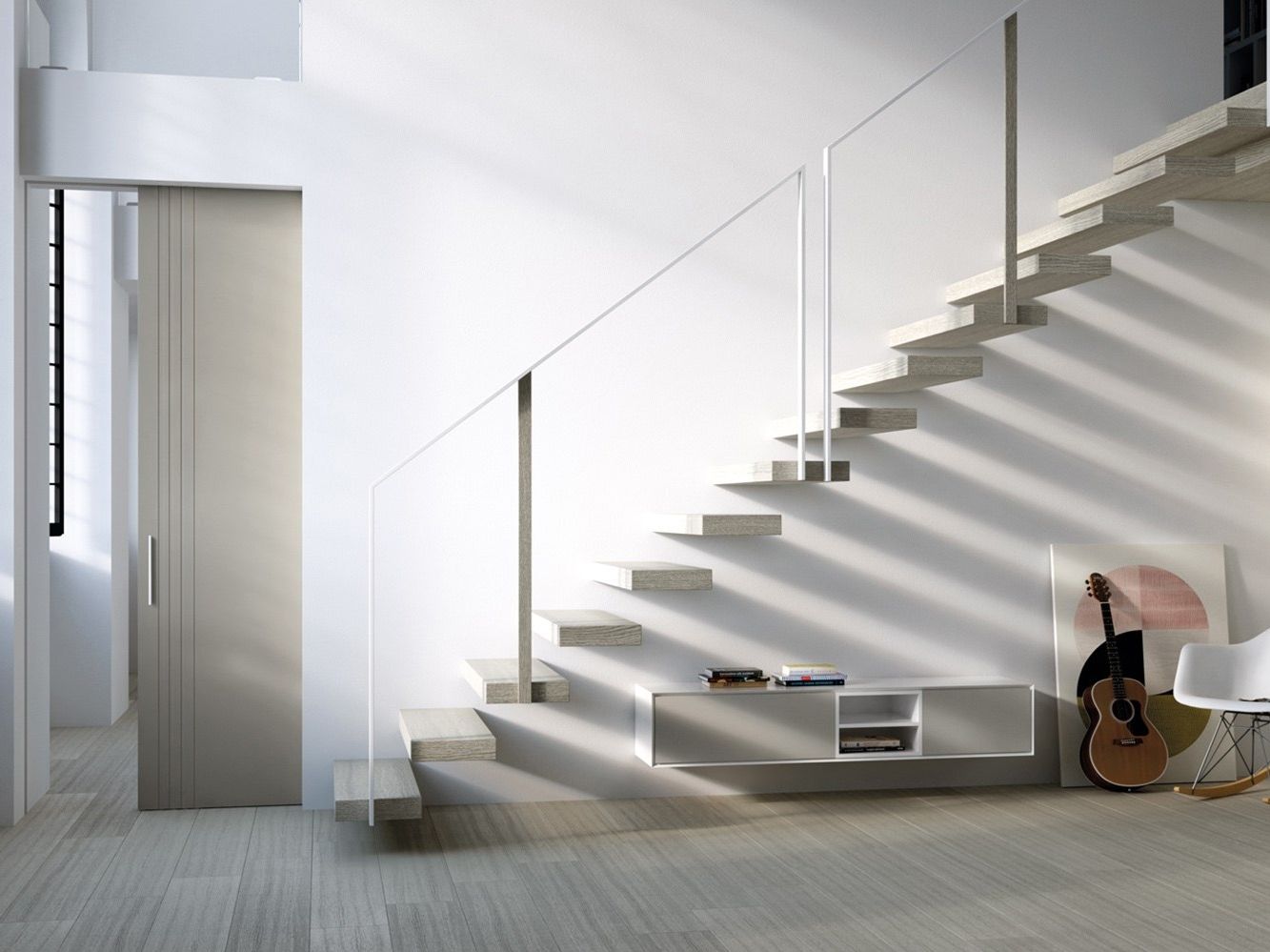 Porte laquée coulissante TORTORA SOFT PURA By BARAUSSE