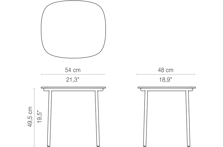 TOSCA | Coffee table By TRIBÙ design Monica Armani