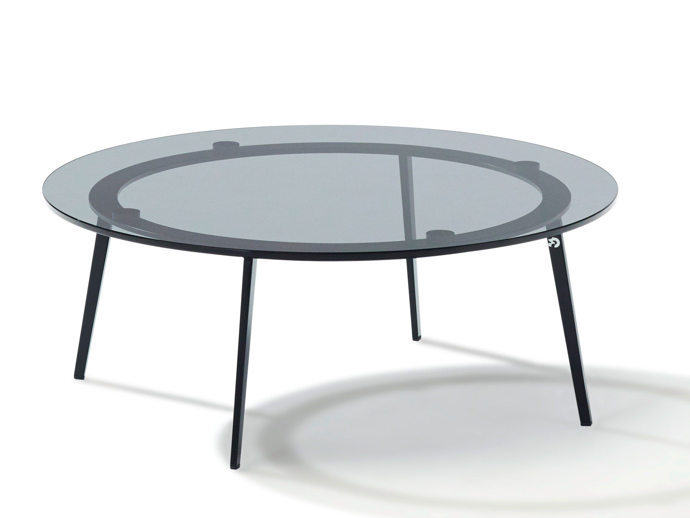 TOSCA II | Coffee table Round glass coffee table By Draenert | design ...