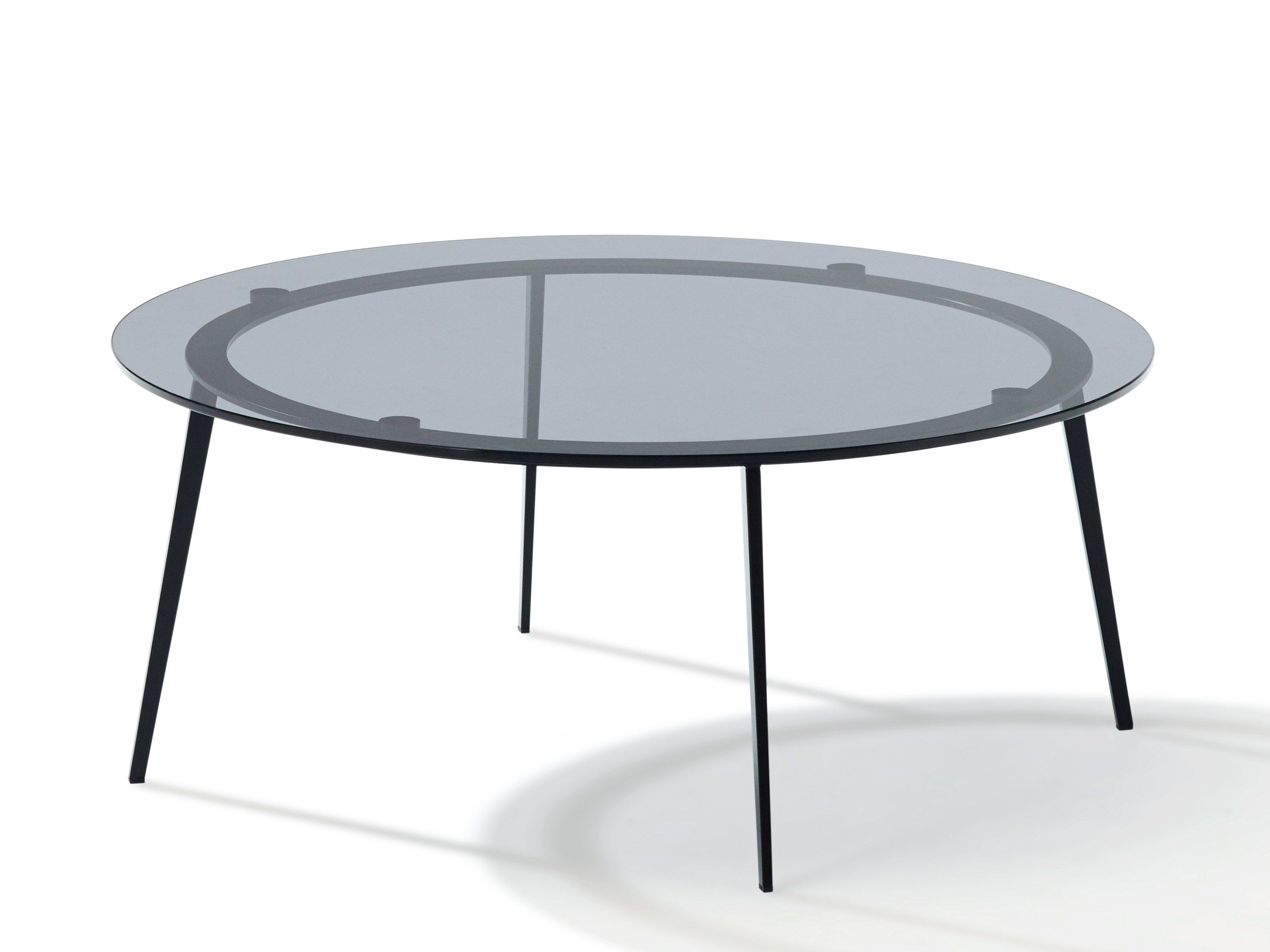 TOSCA II | Coffee table Round glass coffee table By Draenert | design ...