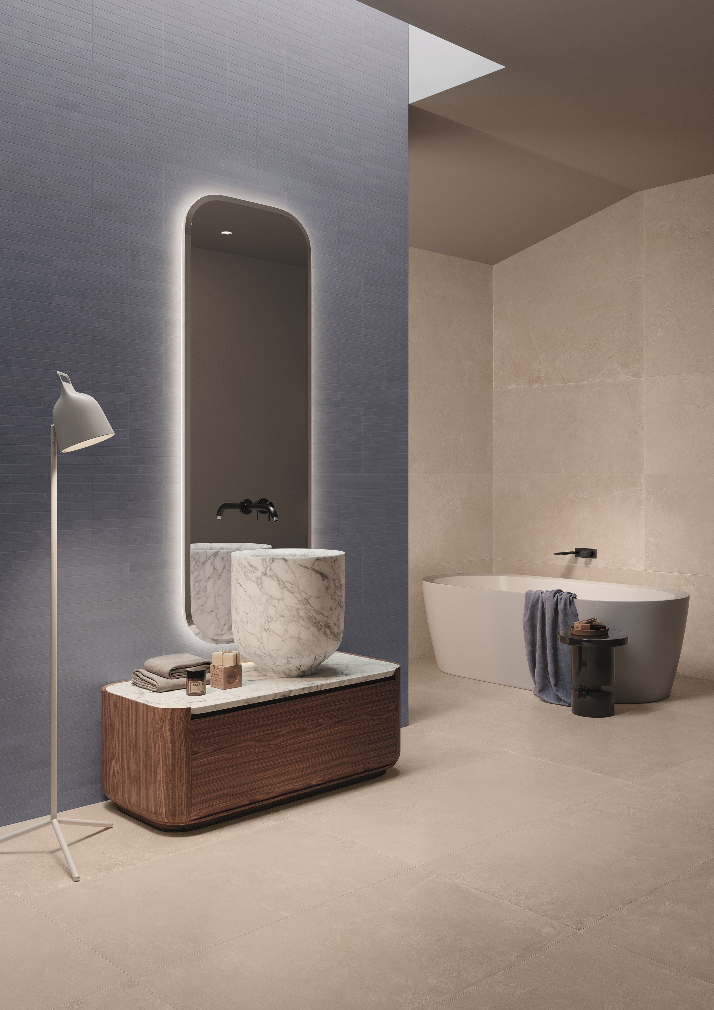 Porcelain stoneware wall/floor tiles with resin effect TOTALOOK SABBIA ...