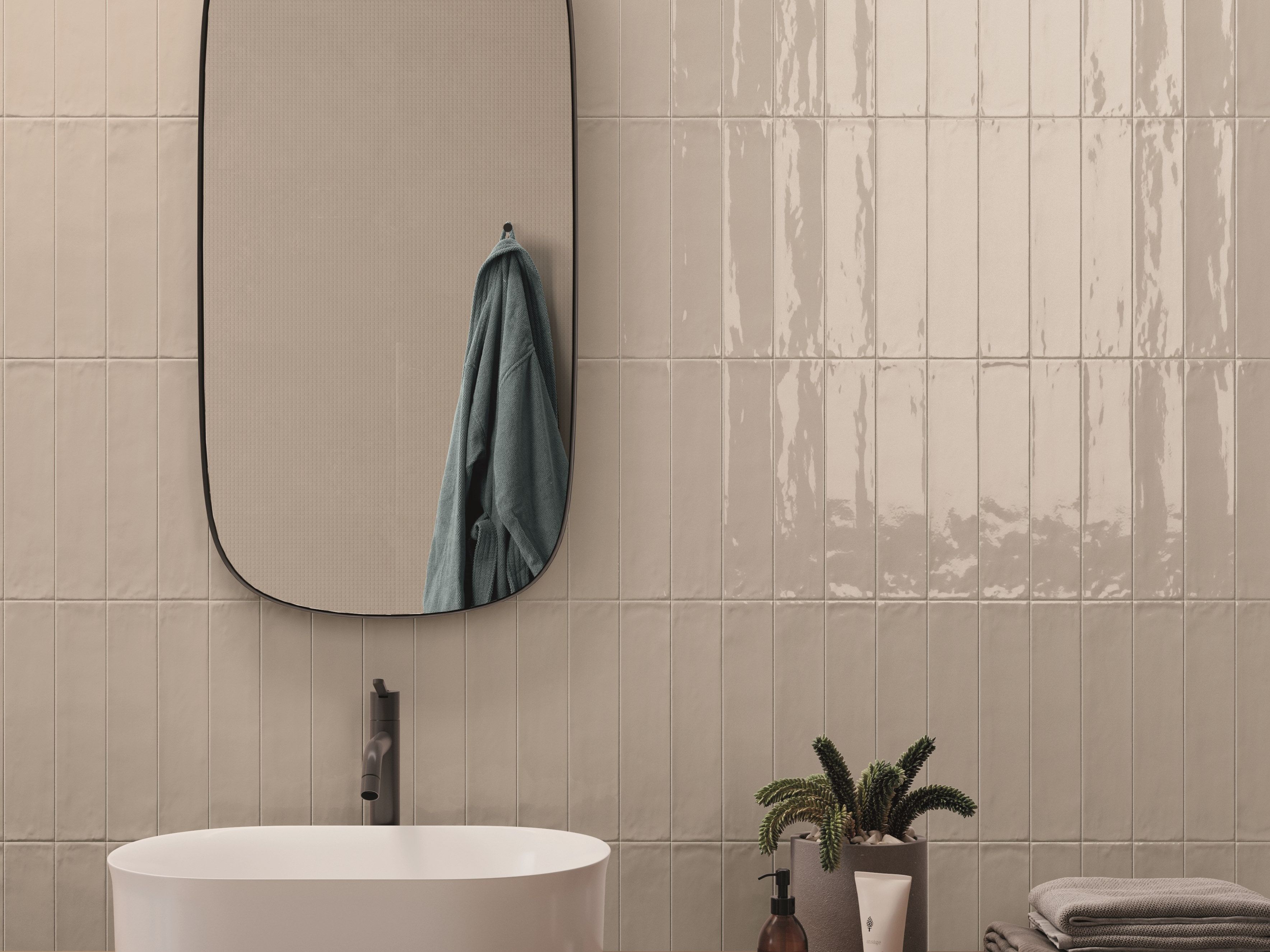 Porcelain stoneware wall/floor tiles with resin effect TOTALOOK SABBIA ...