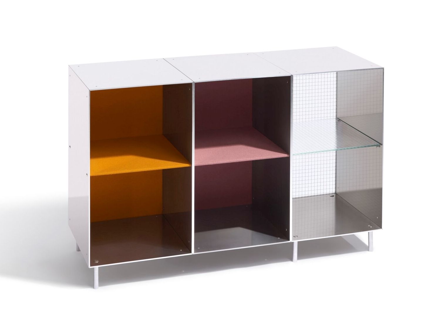 TOTEM SHELVES AND CABINETS | Modular bookcase Open modular aluminium ...