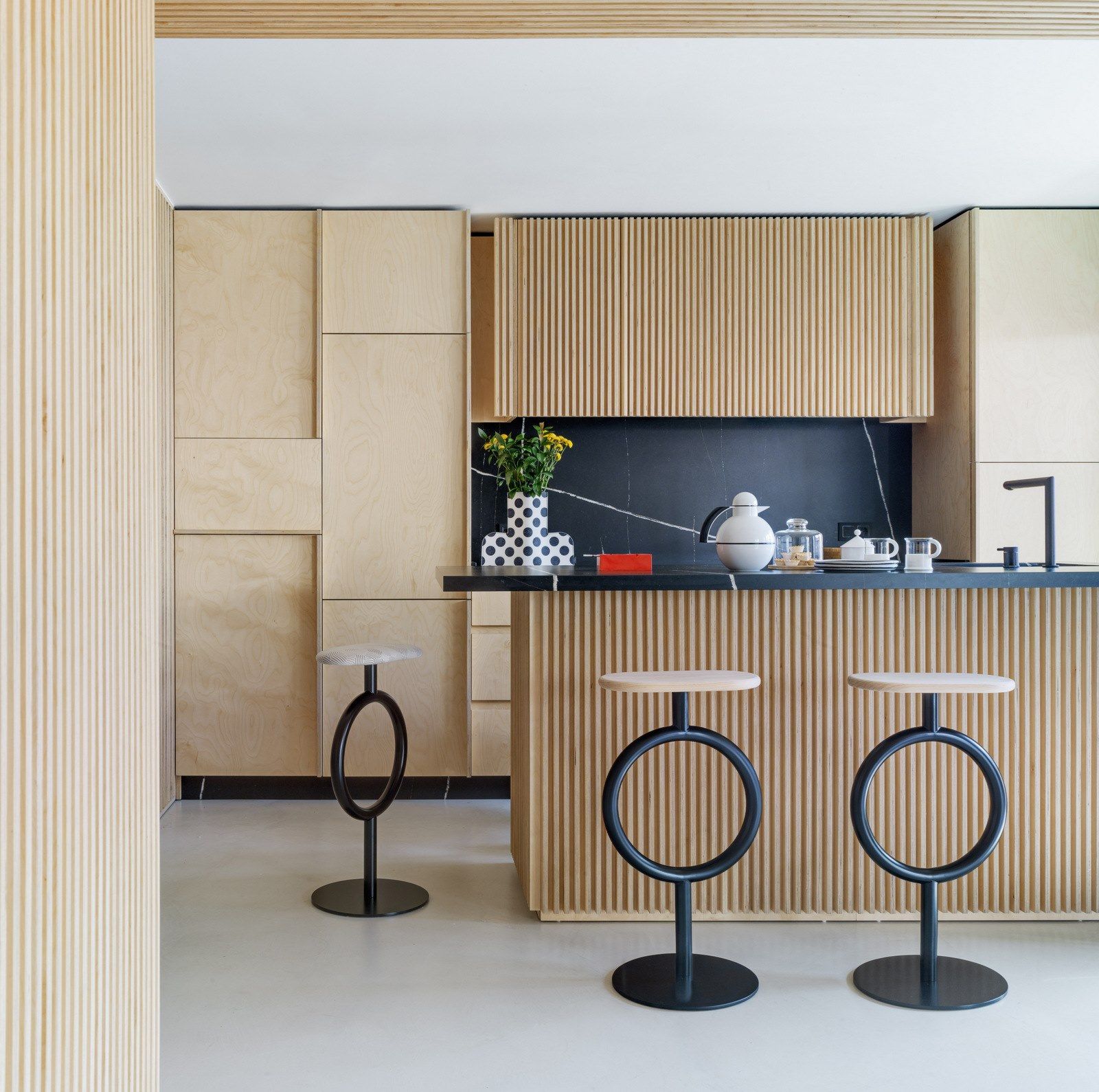 TOTEM | MDF stool Totem Collection By Sancal design Sylvain Willenz